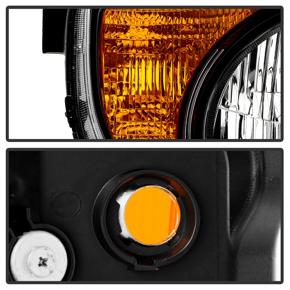 Snapklik.com : For 2007-2008 Honda Element EXLX Black Housing Headlight ...