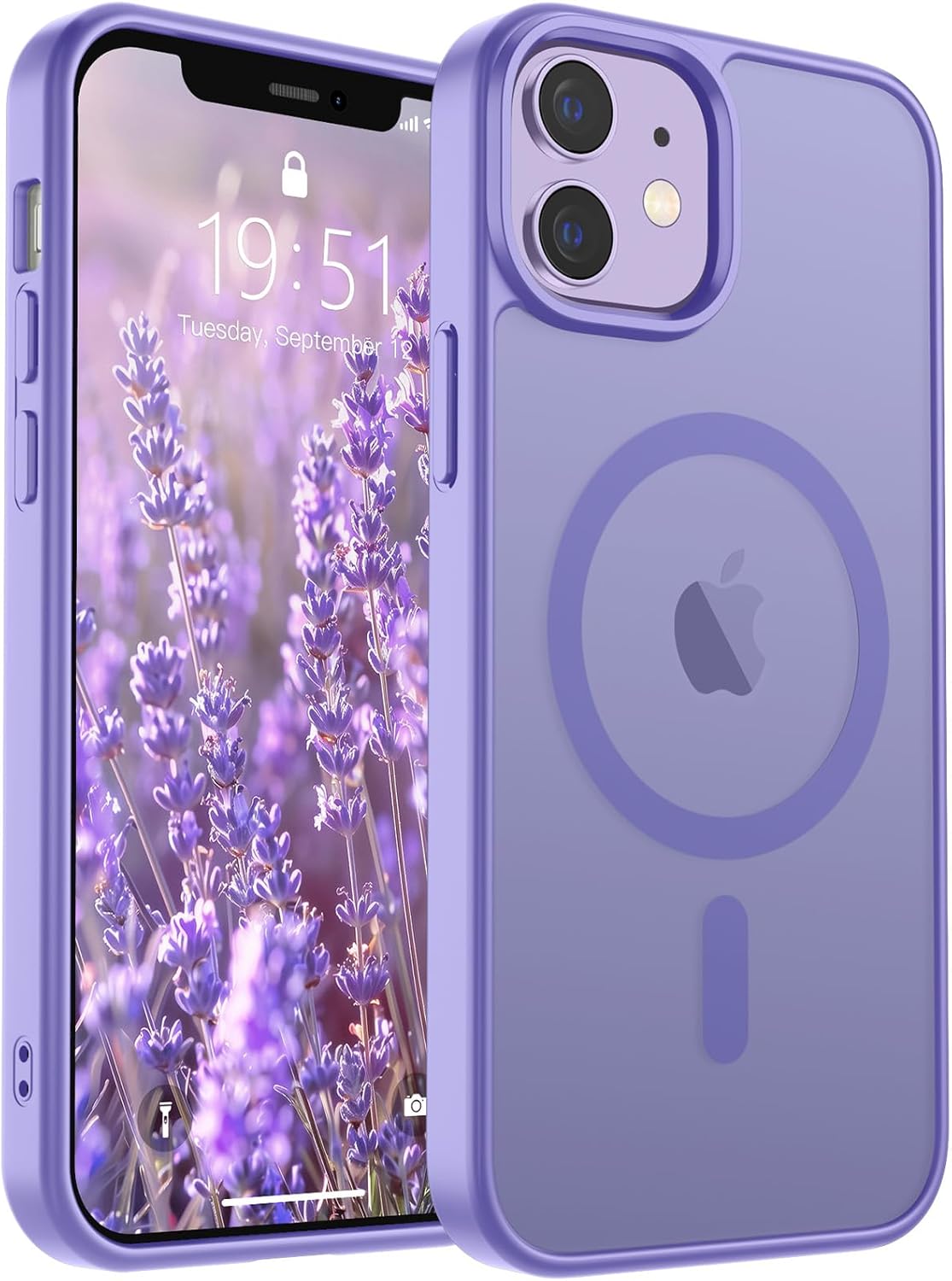 Amazon.com: SUPFINE Magnetic for iPhone 12 Case/iPhone 12 Pro Case ...