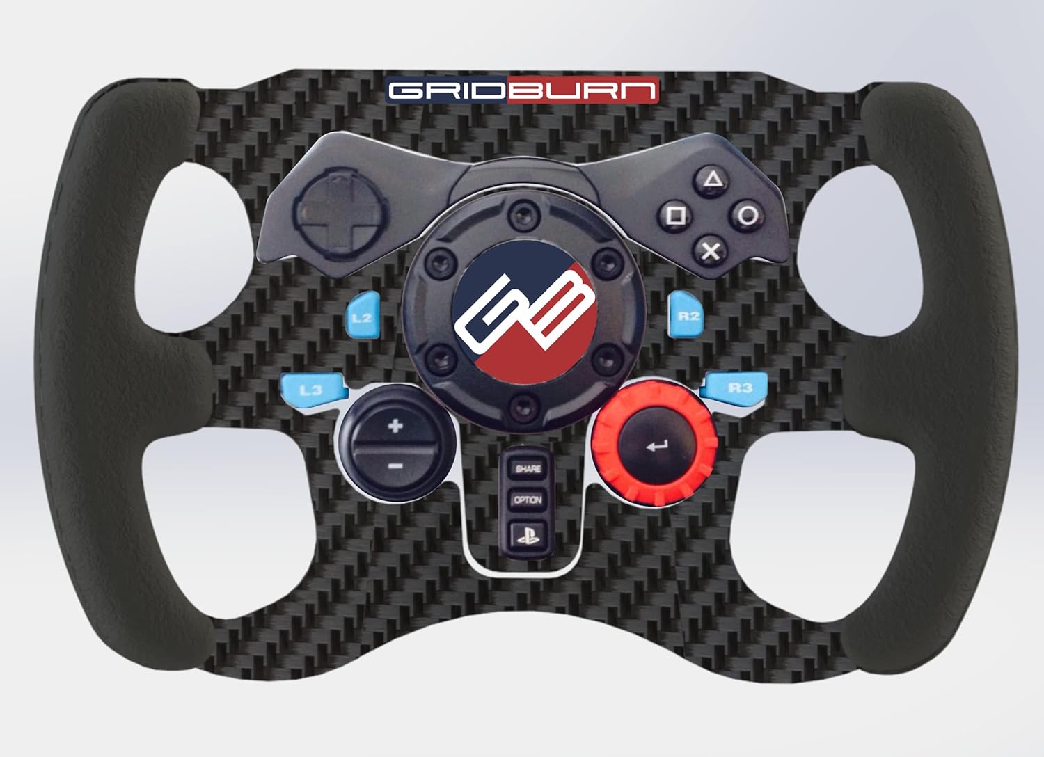 Amazon.com: Gridburn Steering Wheel - VF-F2, USB, PC/Mac/Linux/PS4/PS5 ...