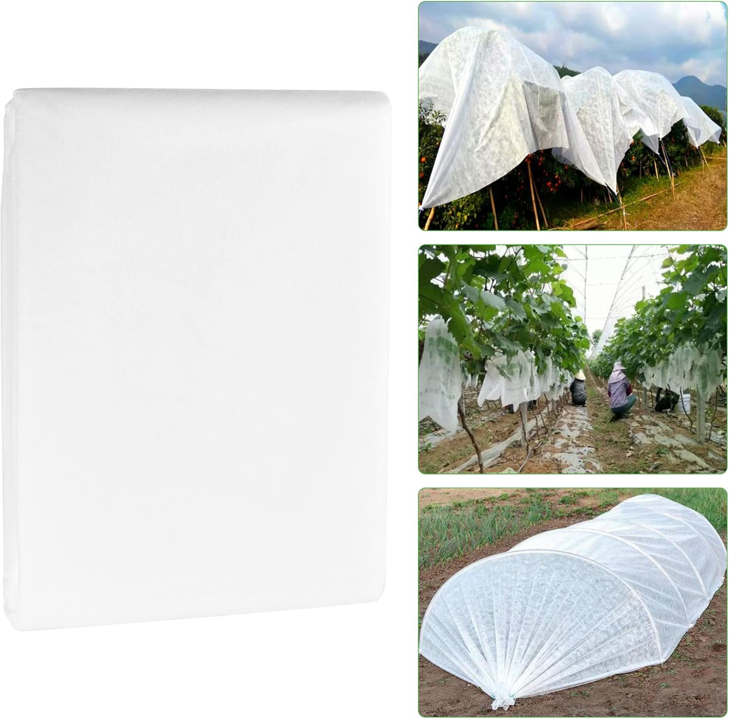 LEUOSO Garden Plant Fleece Frost Protection 2M x 5M, 30gsm ...