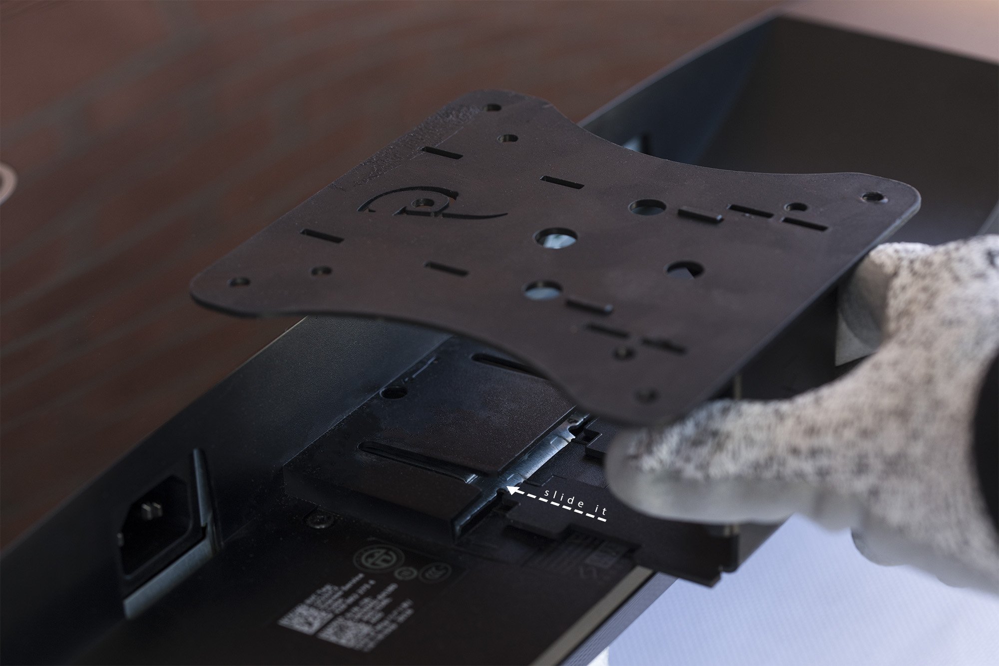 Dell Monitor Arm/Mount Vesa Bracket Adapter at Roberta Shanklin blog