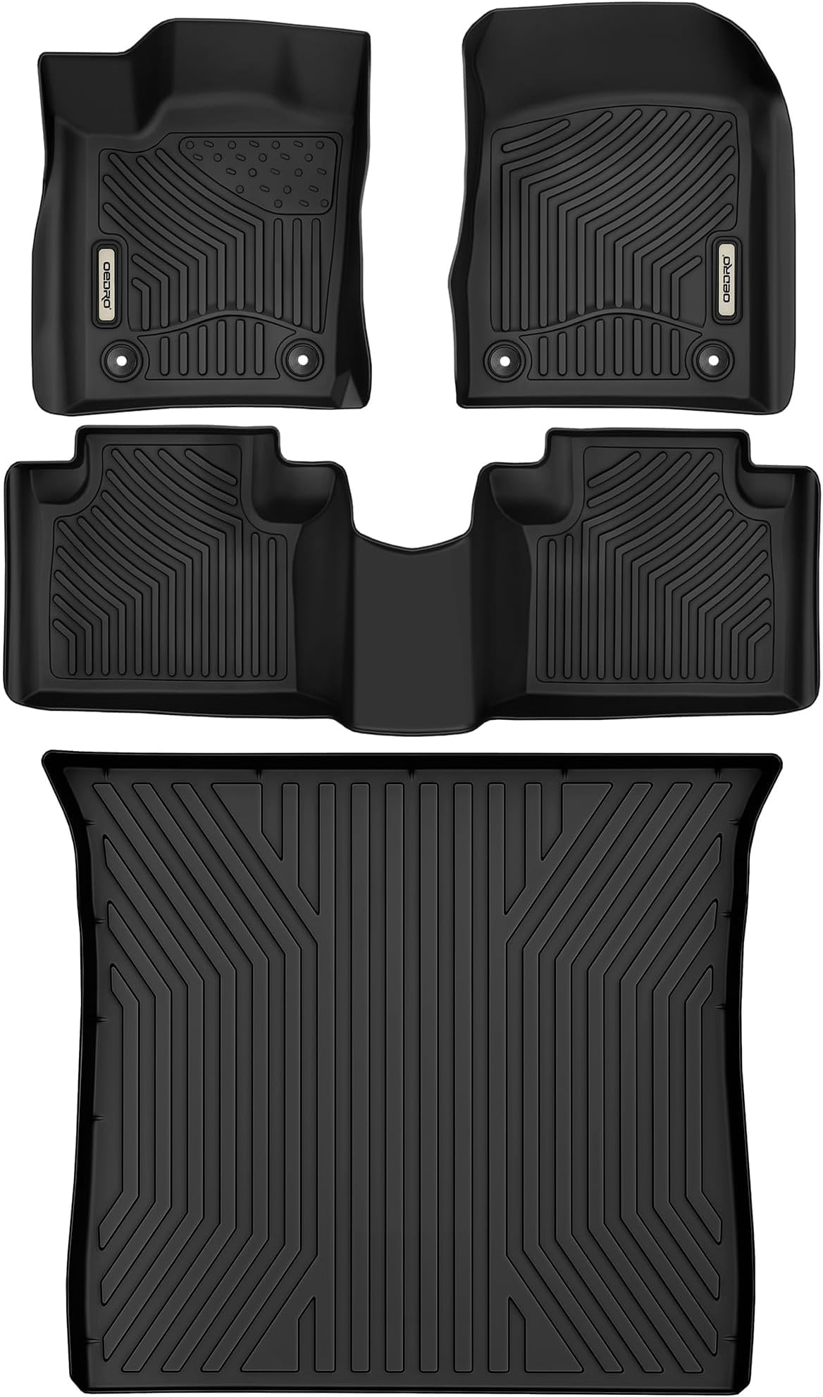 Amazon.com: Genuine Chrysler Parts - Mat Kit-Floor - 1St & 2Nd Row ...