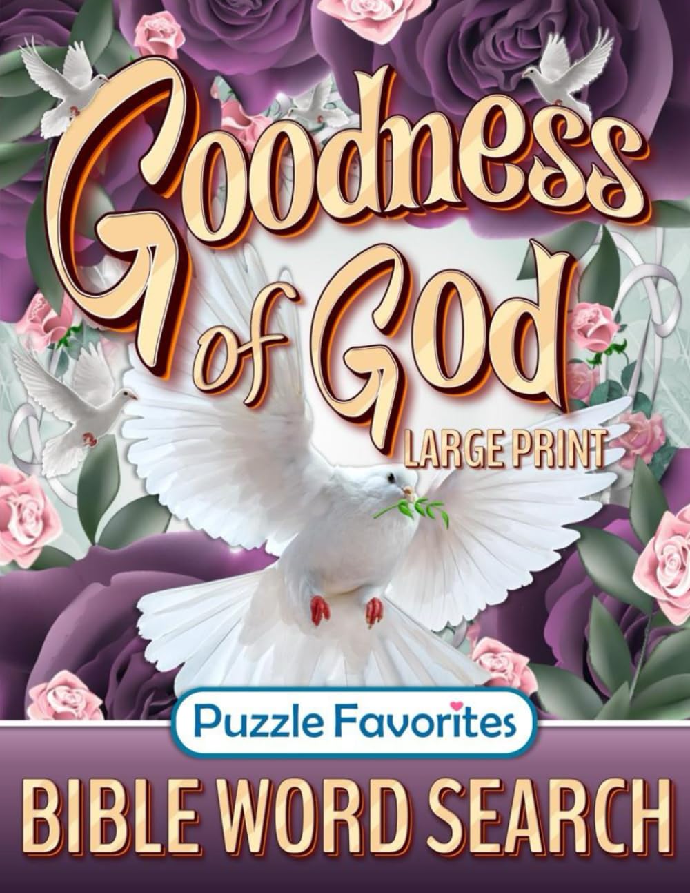 Amazon.com: Bible Word Search Large Print: Goodness of God Inspiring ...