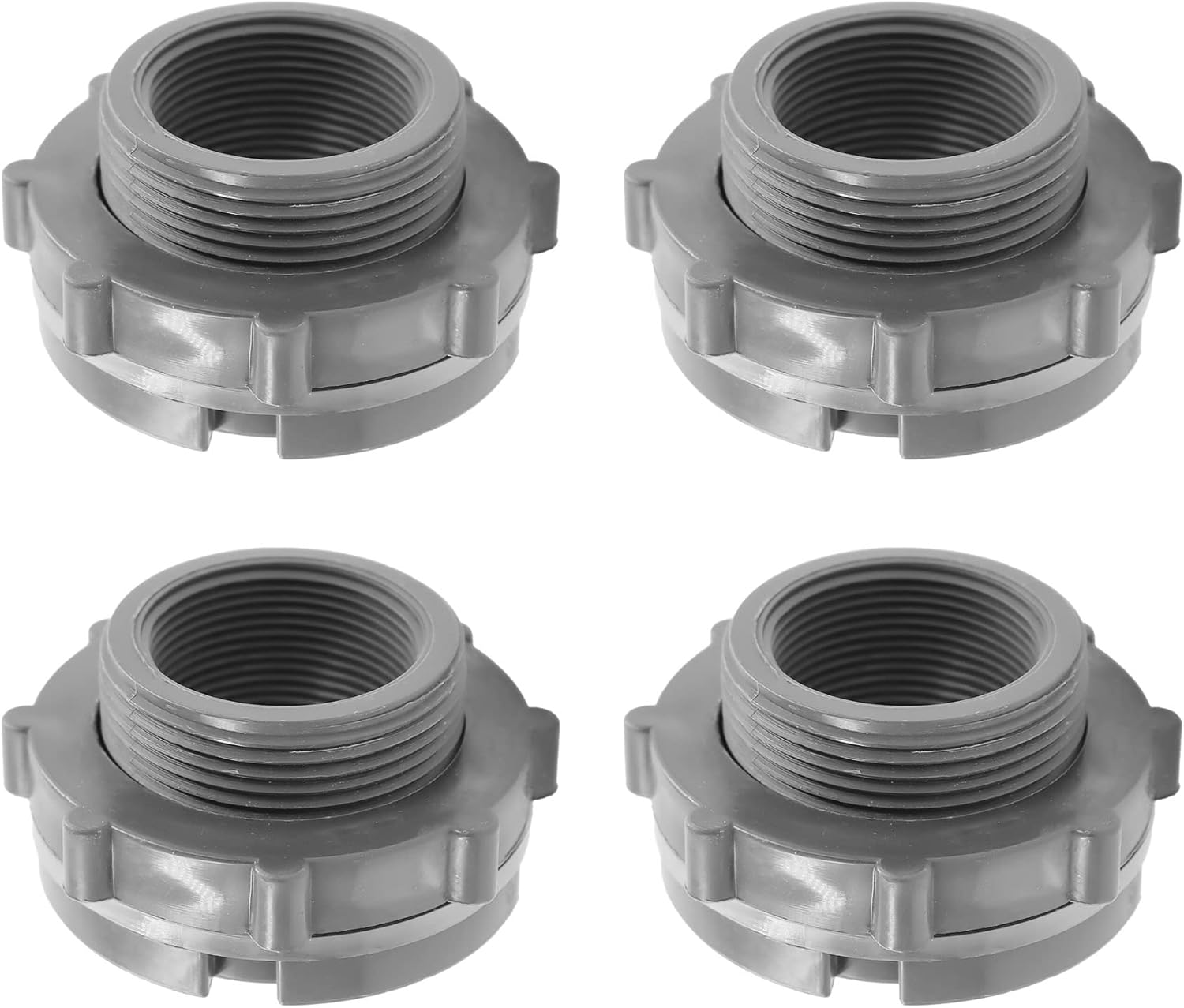 Amazon.com: PVC Bulkhead Fitting Connector,SAFYY PVC Bulkhead for Rain ...