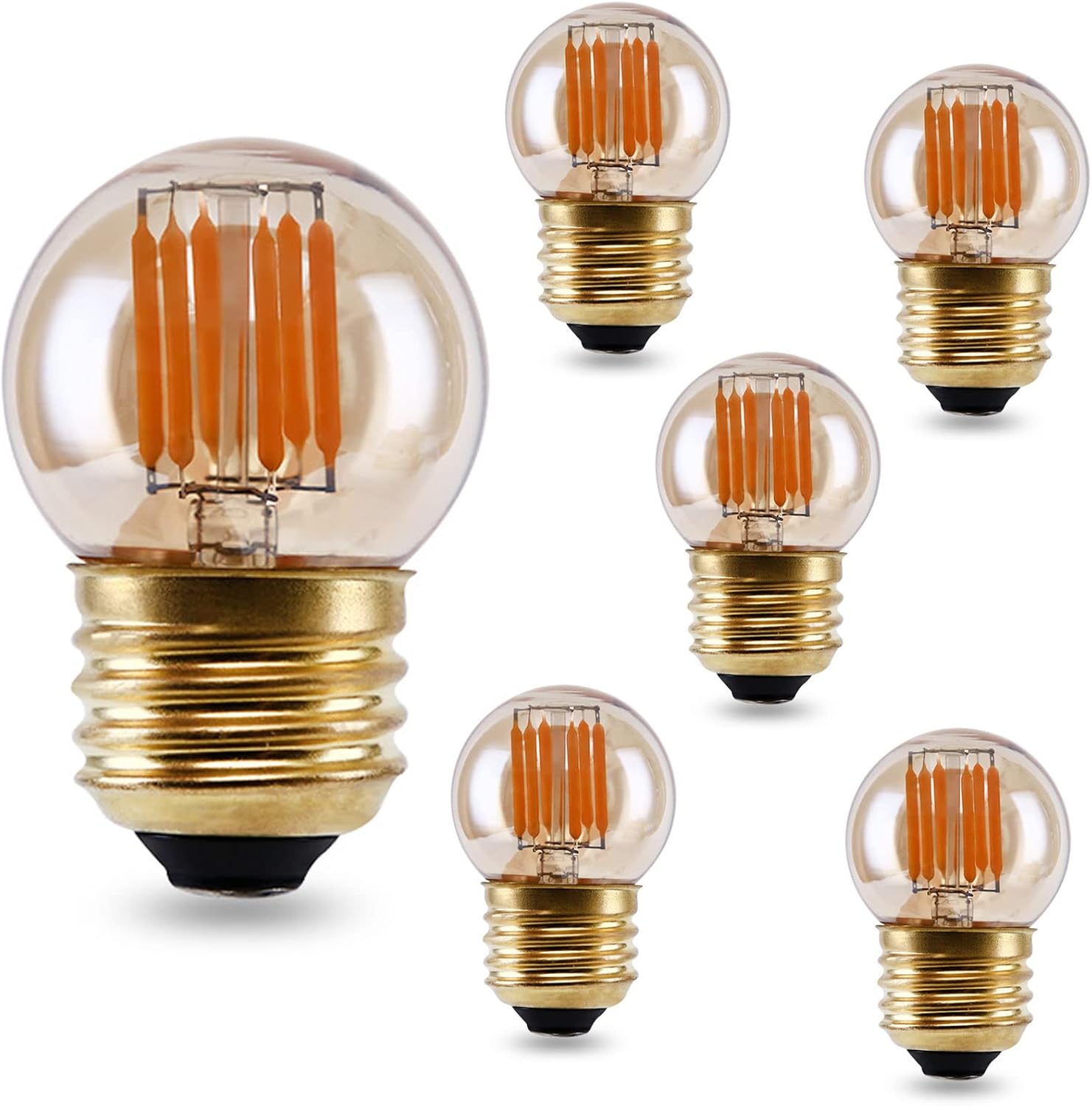CTKcom G40 LED Light Bulbs 2W E26 Vintage Night Light 4000K Neutral ...