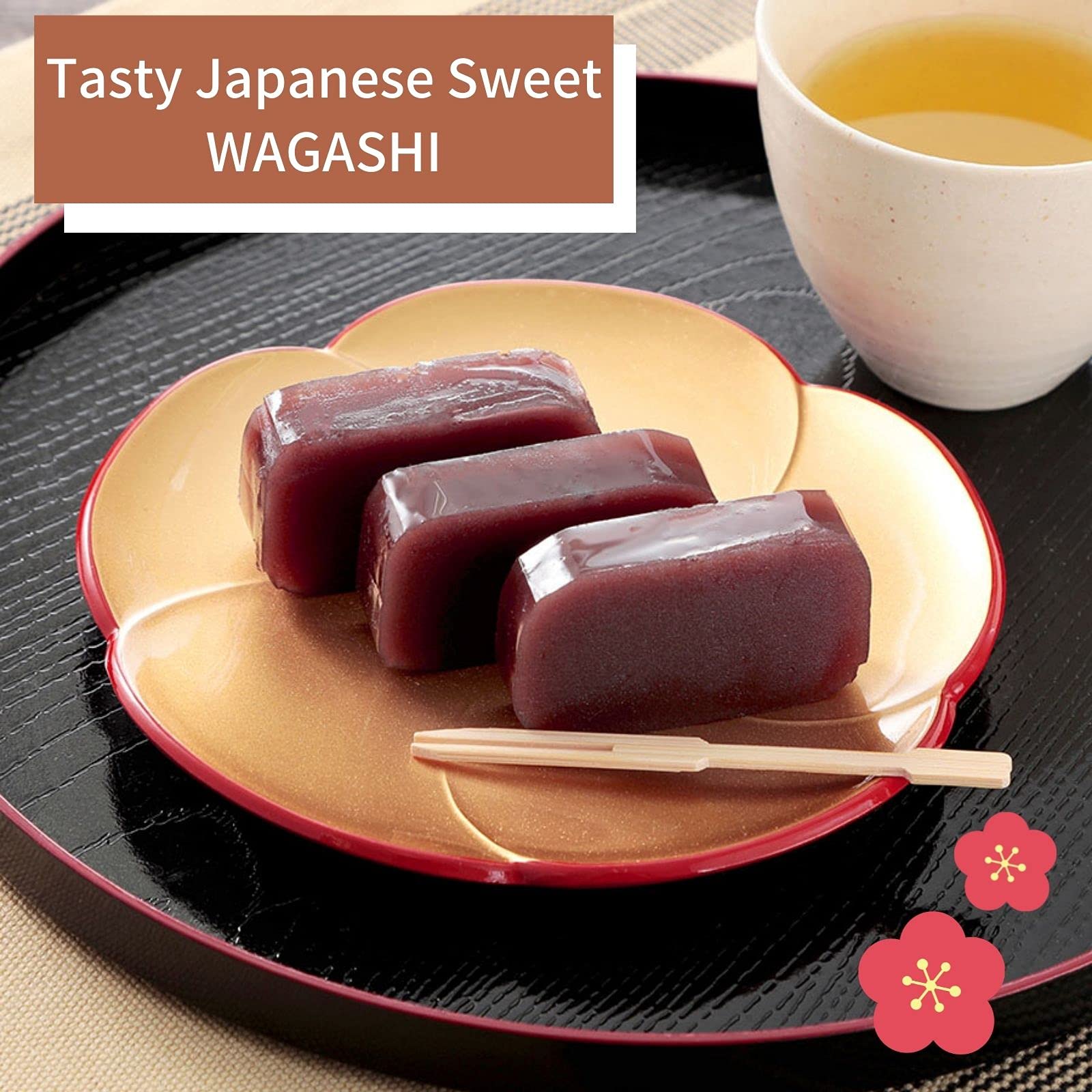 MIYANO FOOD Industry Yokan Sweet Red Bean Paste Cake Anko Flavor ...