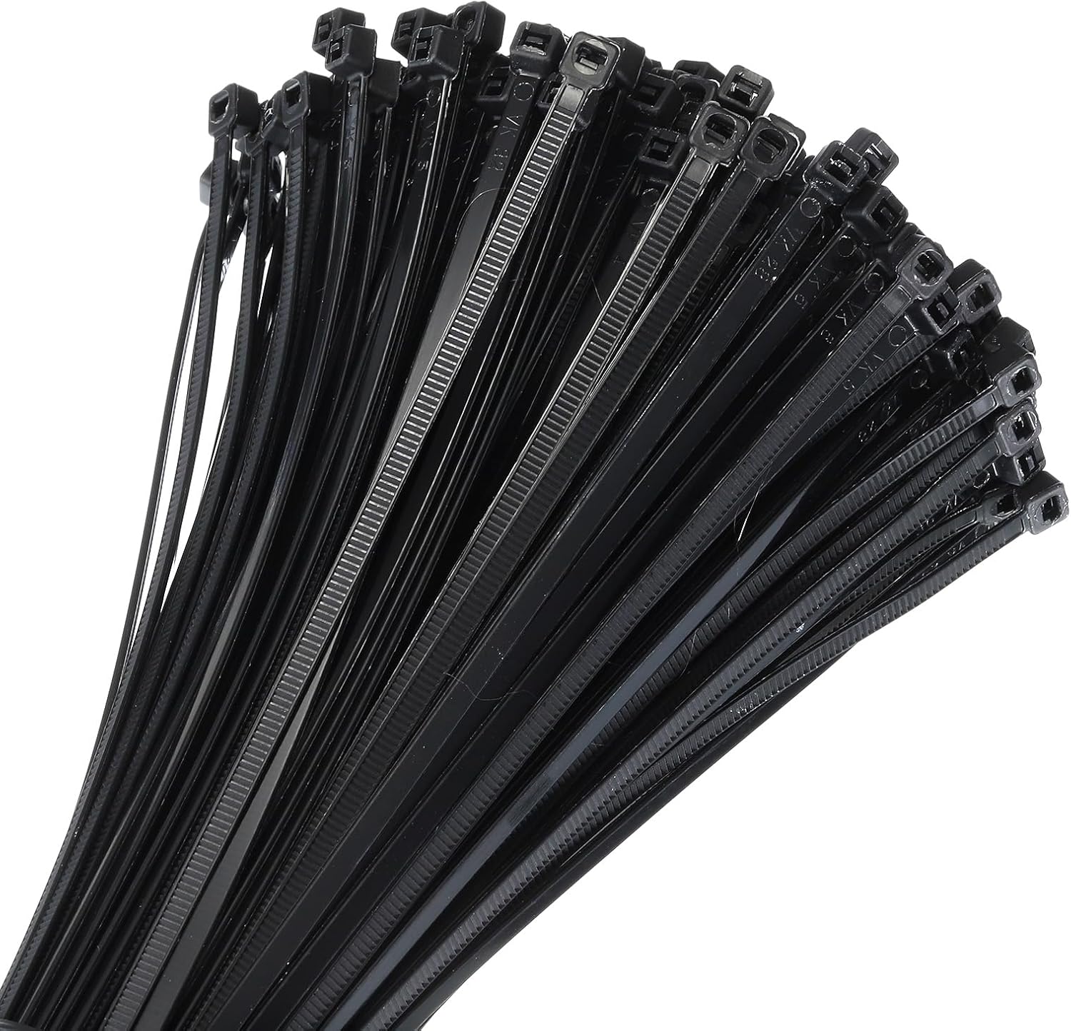 Amazon.com: MECCANIXITY 200pcs 18 Inch 40 Lbs Cable Zip Ties Self ...