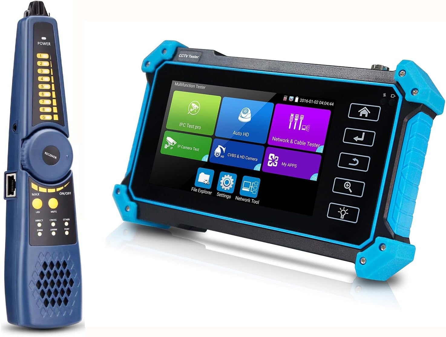 Amazon.com : EVERSECU CCTV IP Camera Tester Monitor with Cable Tracer ...