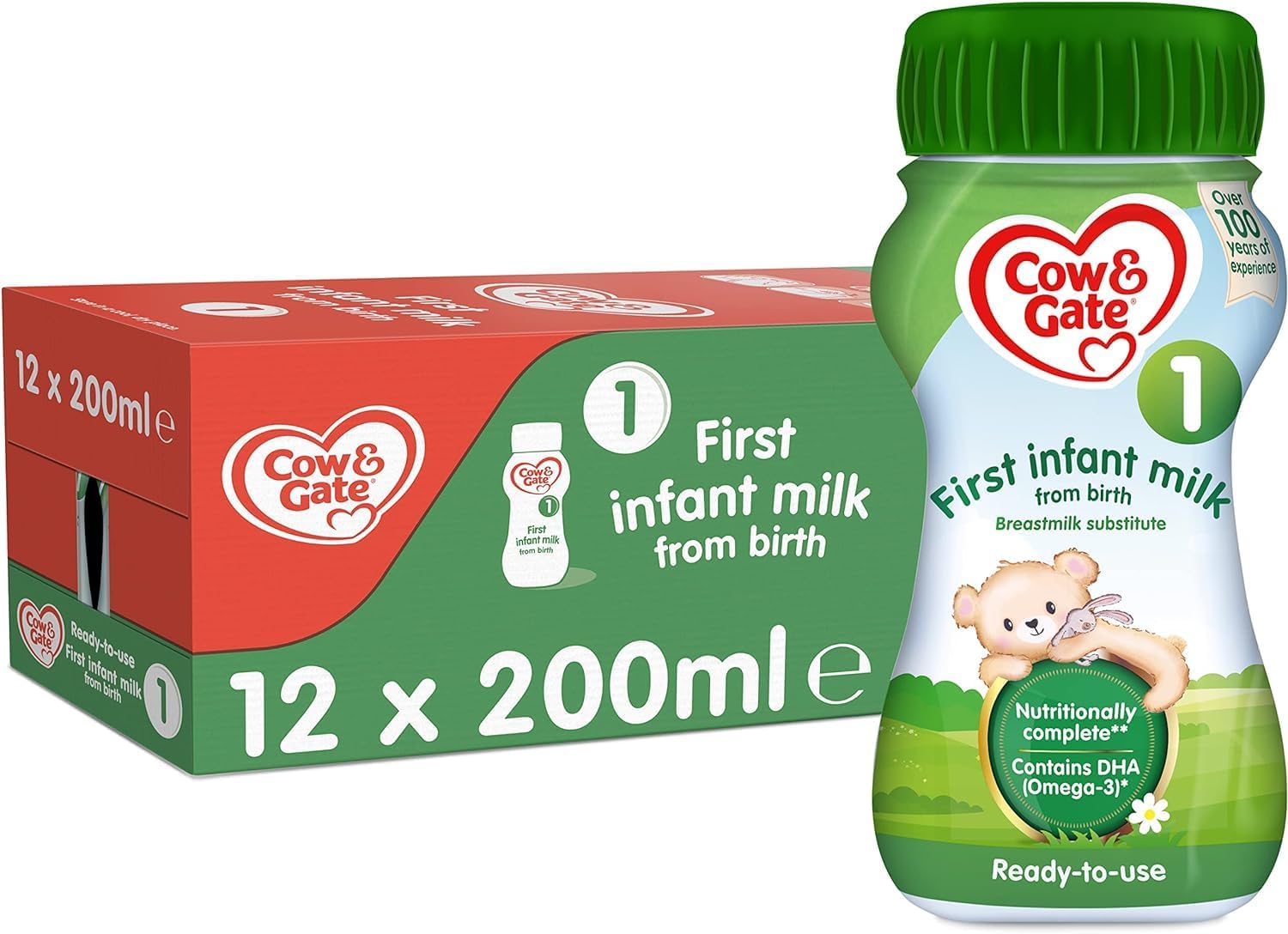 Cow & Gate 1 Infant Baby Milk, Ready to Use, 200ml Philippines | Ubuy