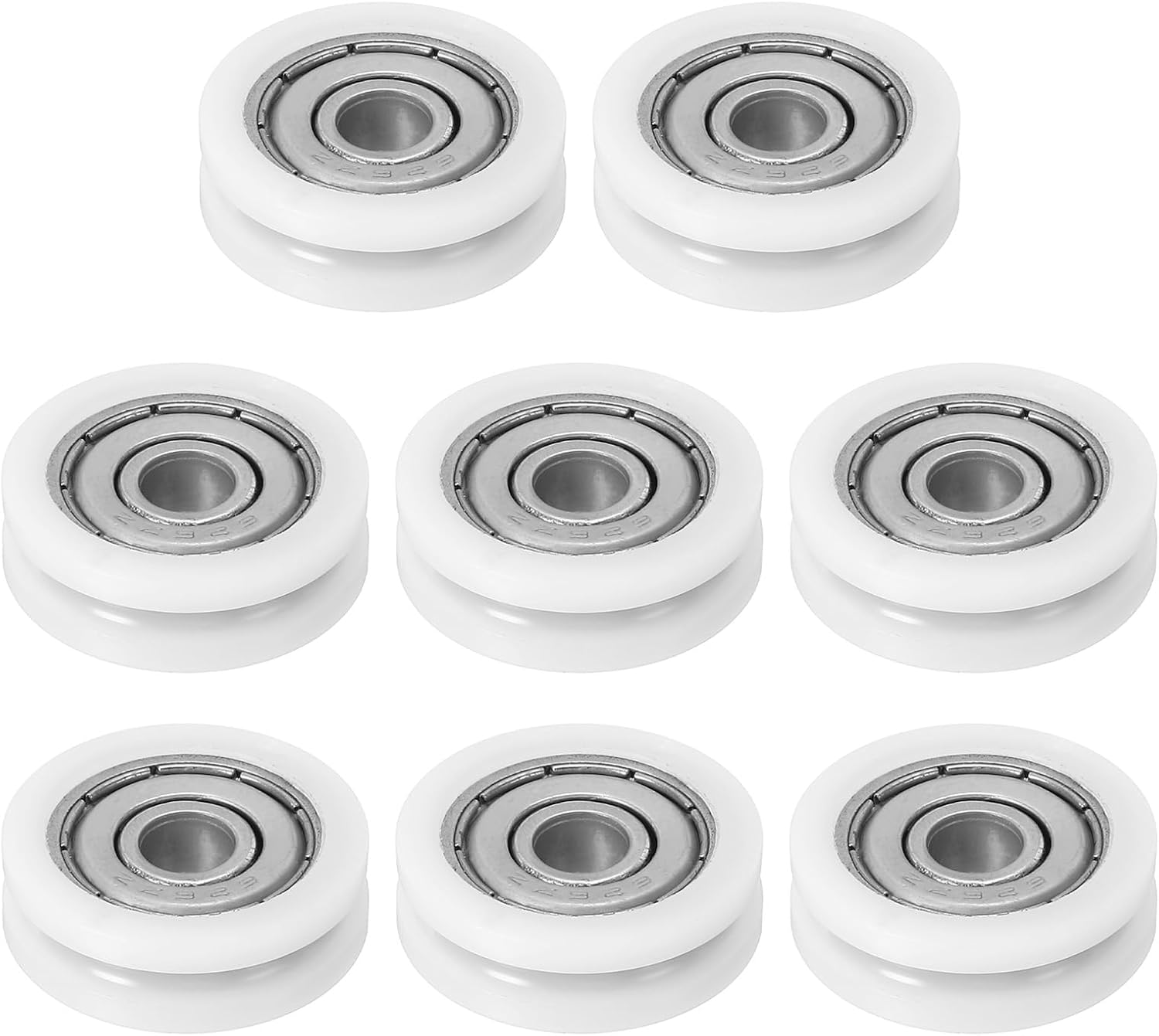 PATIKIL 24mm Drawer Rollers, 8 Pack Drawer Pulley Replacement Wheels ...