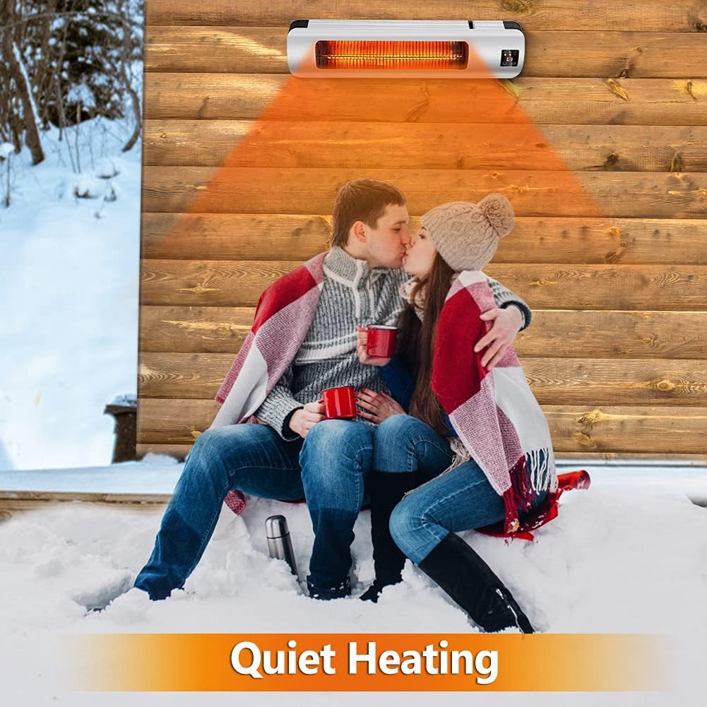 Snapklik.com : Electric Patio Heater, Outdoor Heater Wall Mounted Super ...