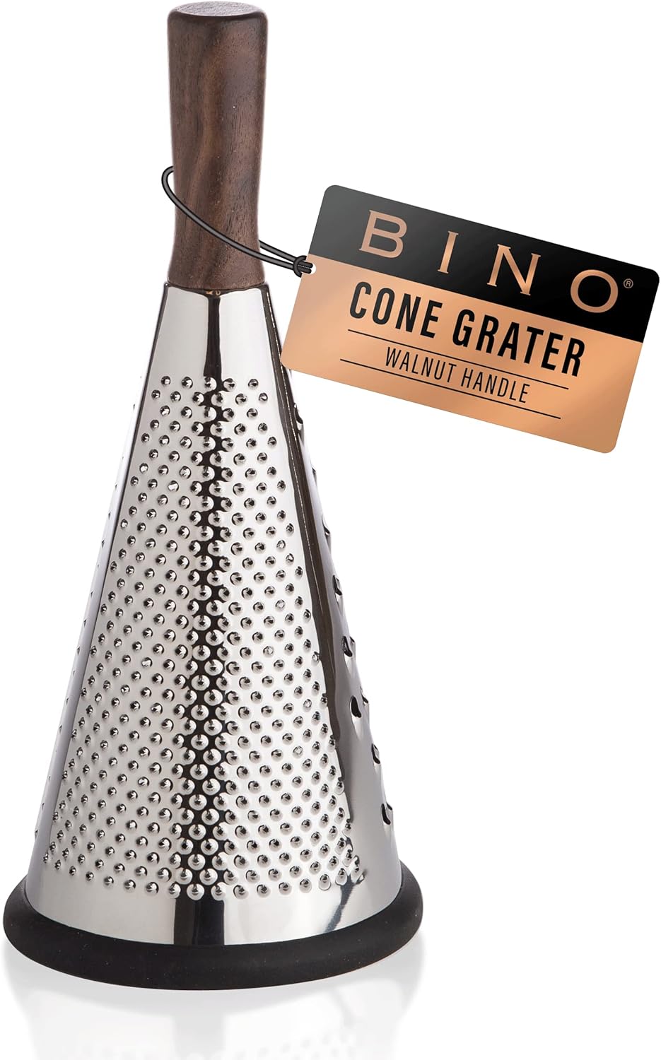 Amazon.com: BINO Stainless Steel Cone Grater with Walnut Handle | Round ...