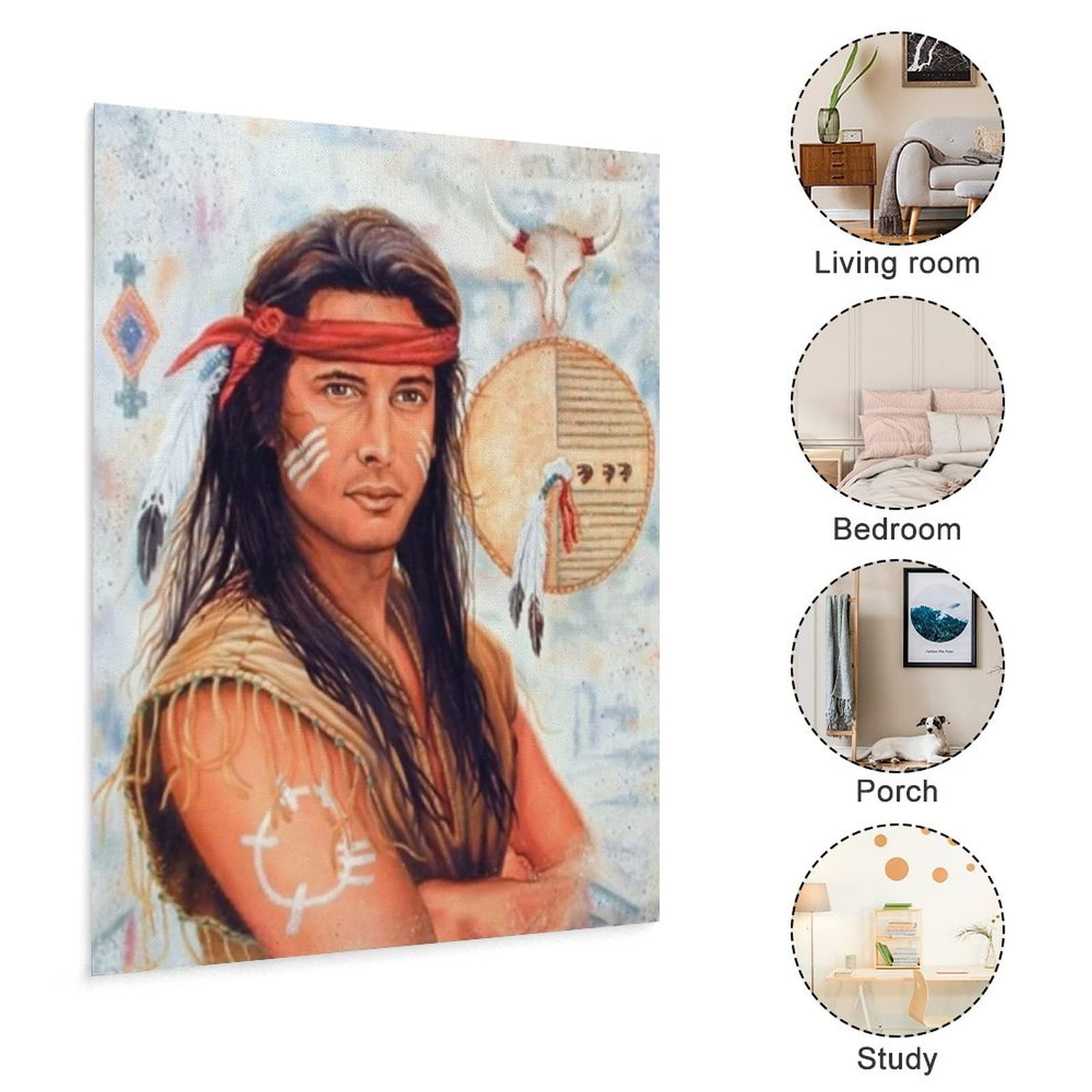 Papel De Parede De Chefe Indio Americano Shoshone Indian Impressão