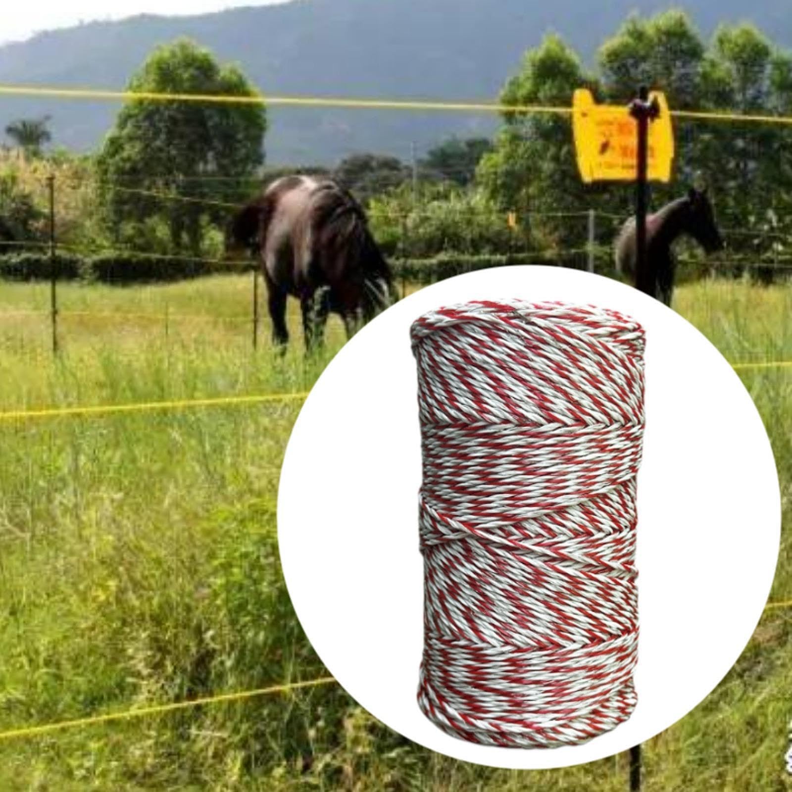 Poly Rope Horse Fencing Installation