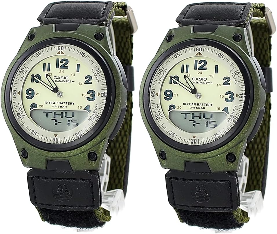 CASIO AW80V-3BJHAW80V-3BJH Waterproof Matching Pair Watches, Chipkashi ...