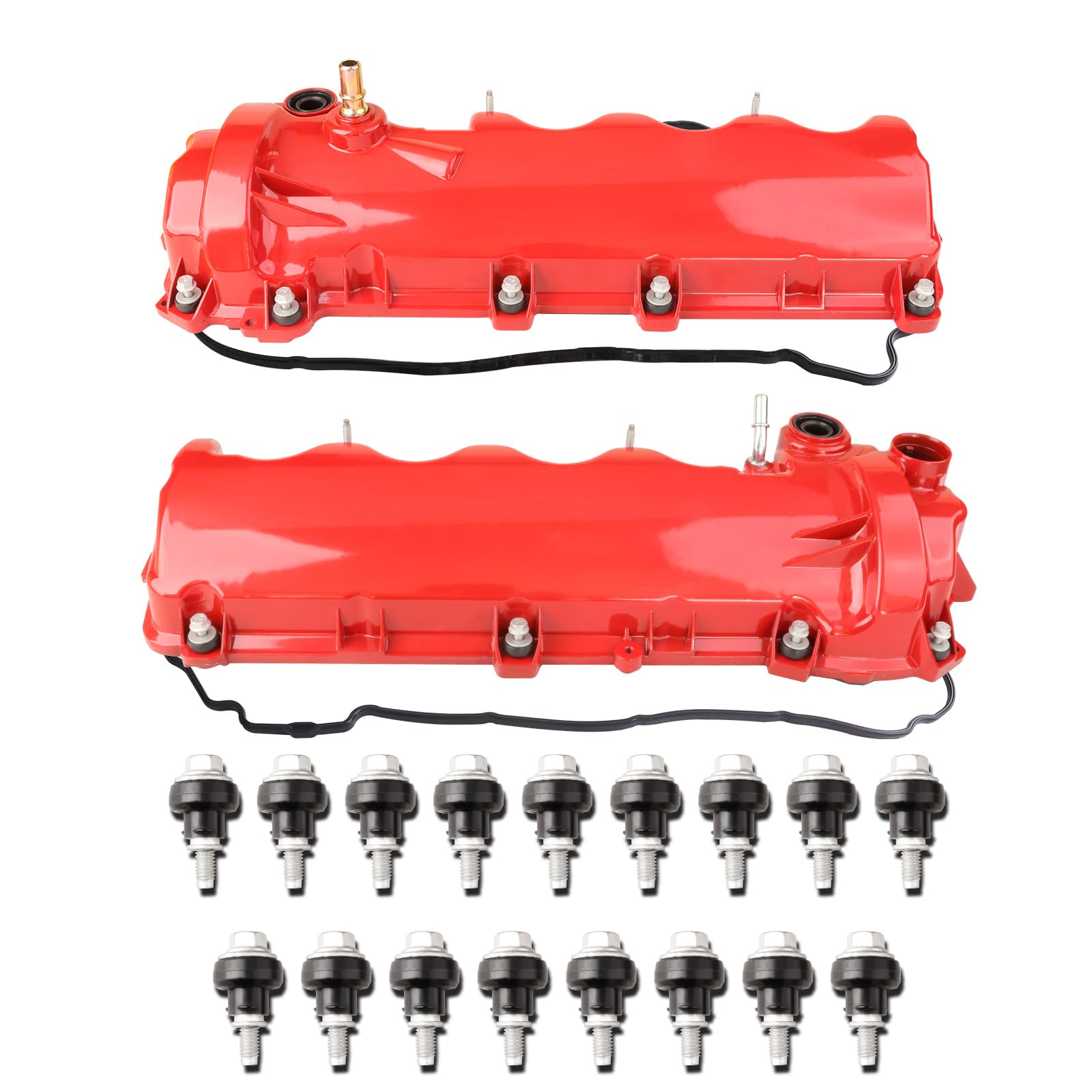 Amazon.com: MITZONE Upgrade Left and Right Aluminum Valve Cover Kit ...