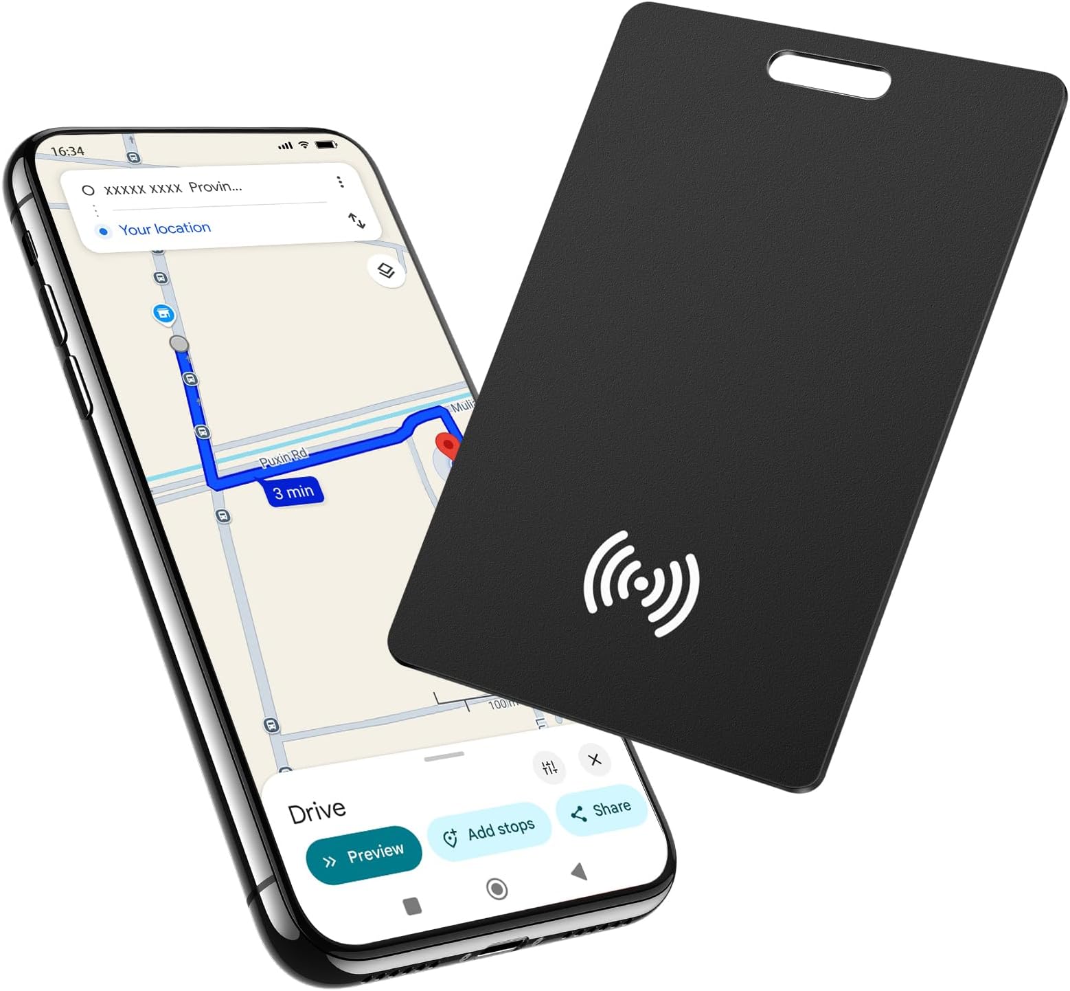 Vonmählen FindMe Bluetooth Tracker Karte - Ultra-Slim Design, Kabellos ...