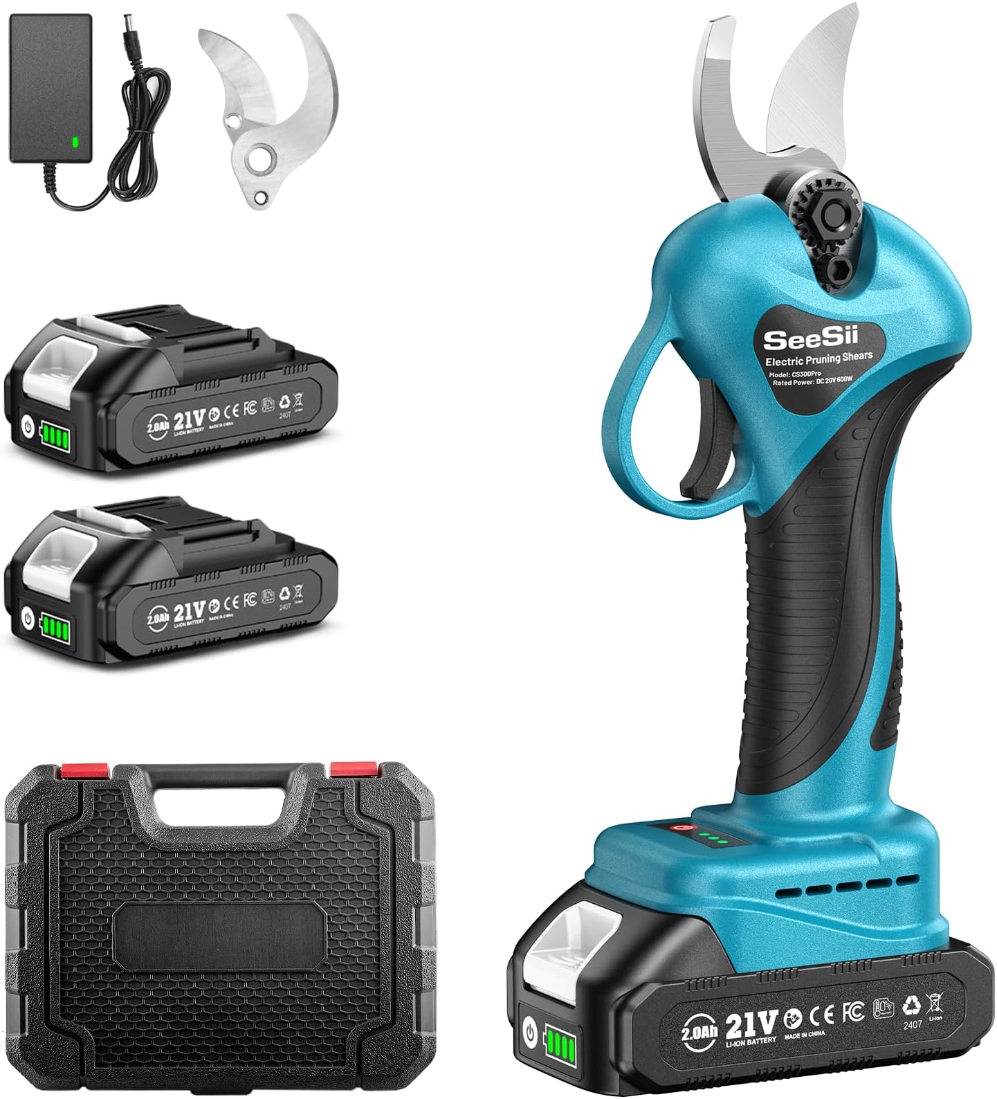 Akku Astschere,KLYNGTSK Elektrische Baumschere Professionelle ...