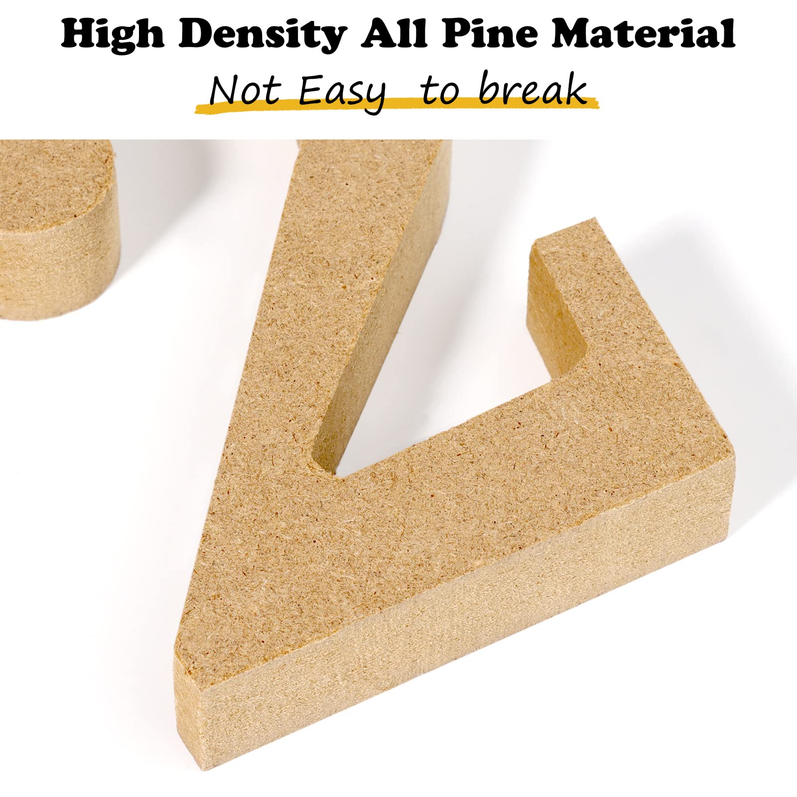 Snapklik.com : 4 Inch Wooden Numbers Wooden Numbers For Wall Decor ...