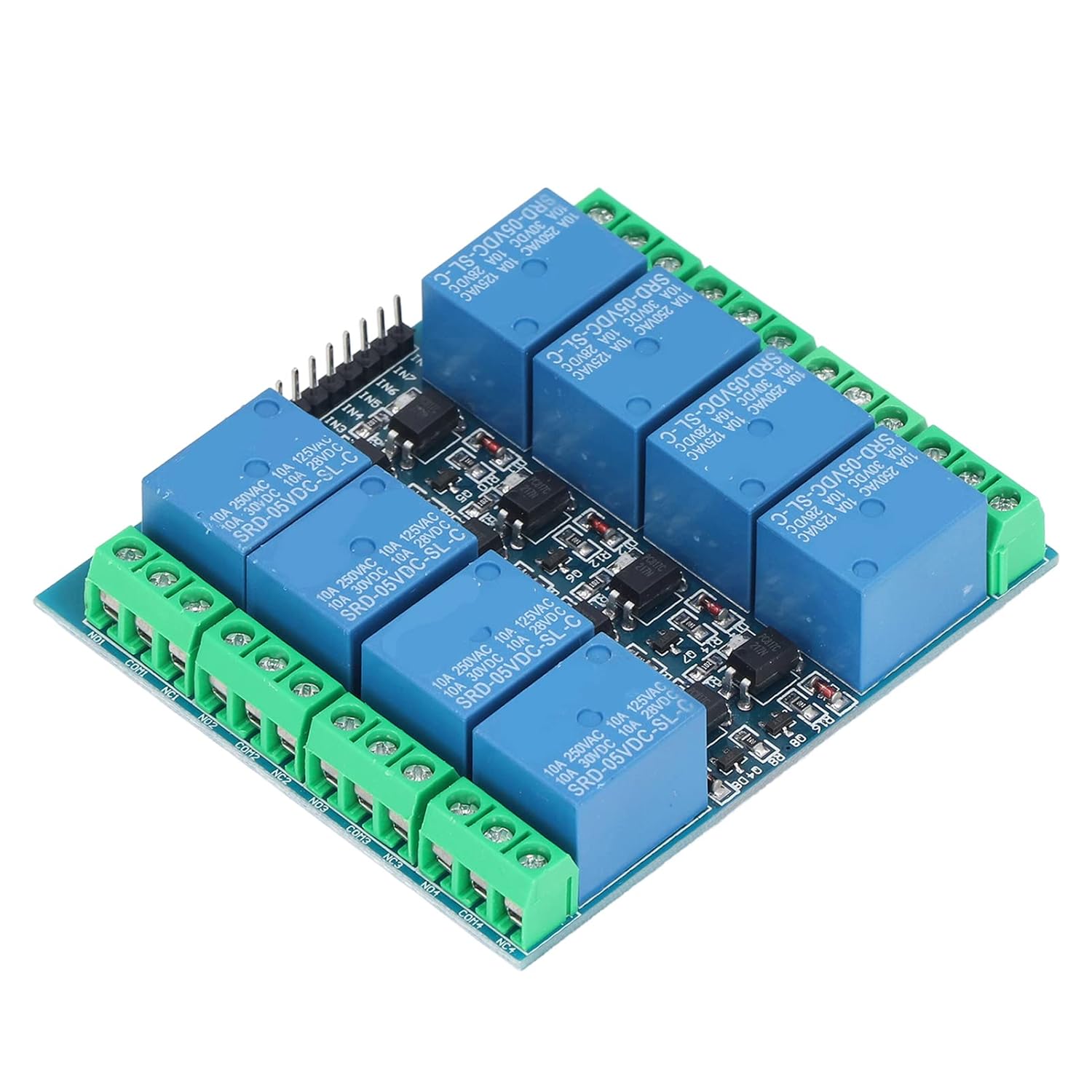 THE MARS Relay module, compact size 8-channel optocoupler relay board ...
