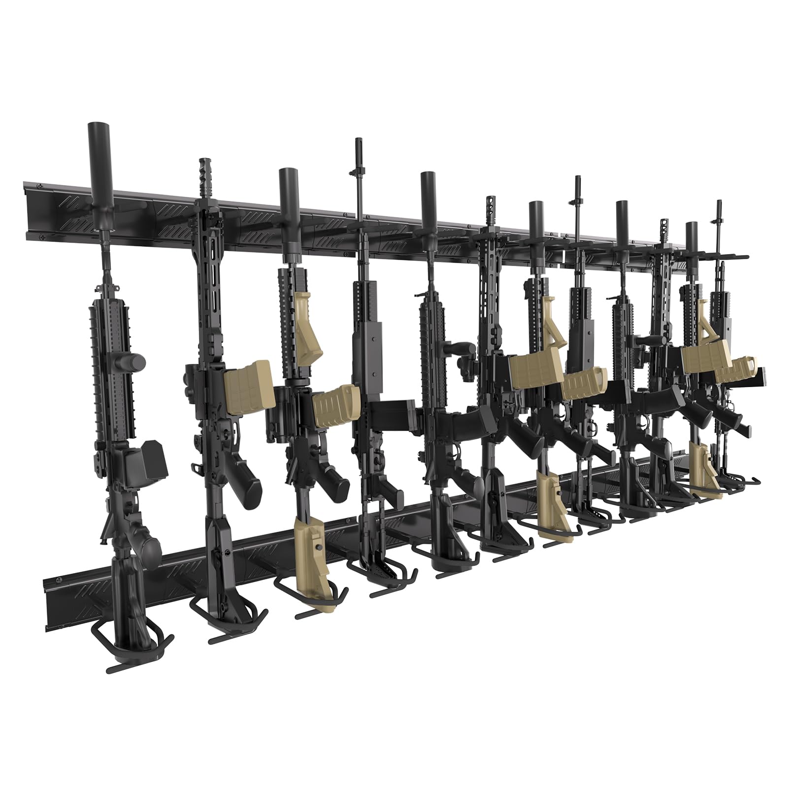 Gun-Rack, Upgrade Gun-Rack-for-Wall, Heavy Duty Steel Gun-Rack-Wall ...