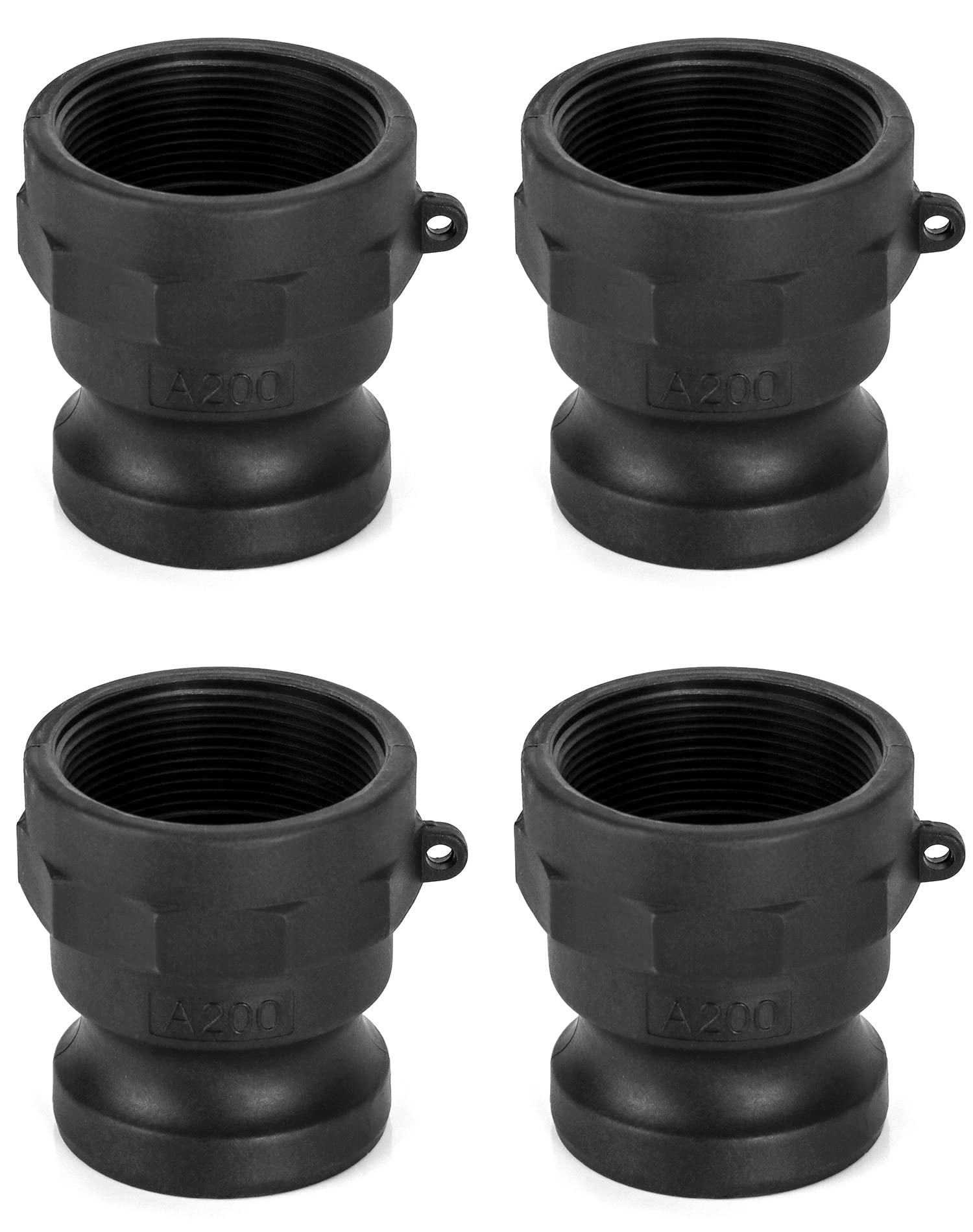 Amazon.com: QWORK 2" Polypropylene Type A Cam & Groove Fitting ...