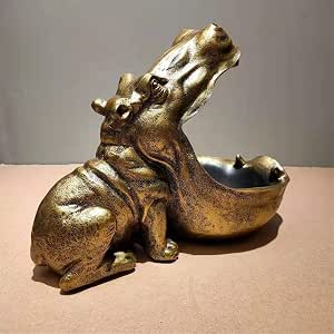 Amazon.co.jp: Small Resin Statues Interesting Porch Small Statues Key ...