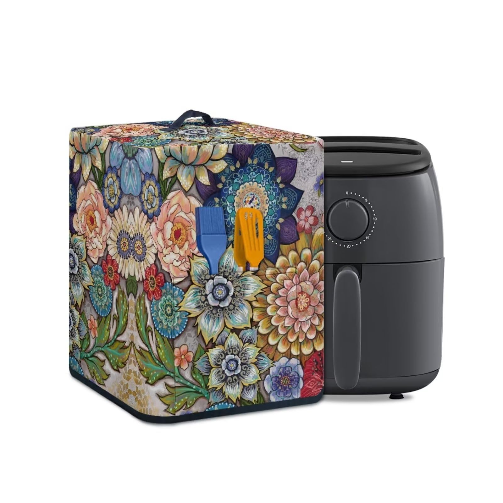 Amazon.com: NETILGEN Dust Cover for Air Fryer and Extra Accessories ...