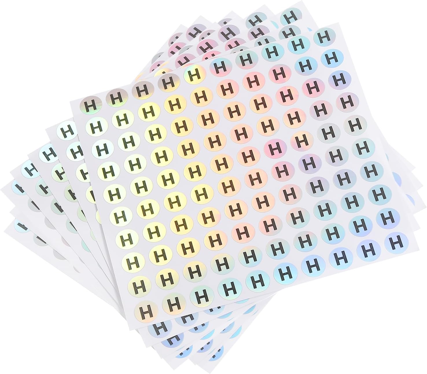 Amazon.com : MECCANIXITY Laser Capital Letter Stickers, 3/8" Alphabet H ...