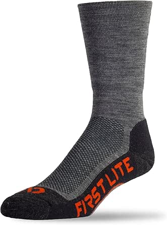 Amazon.com: First Lite Mercury Lightweight Crew Sock : Sports & Outdoors