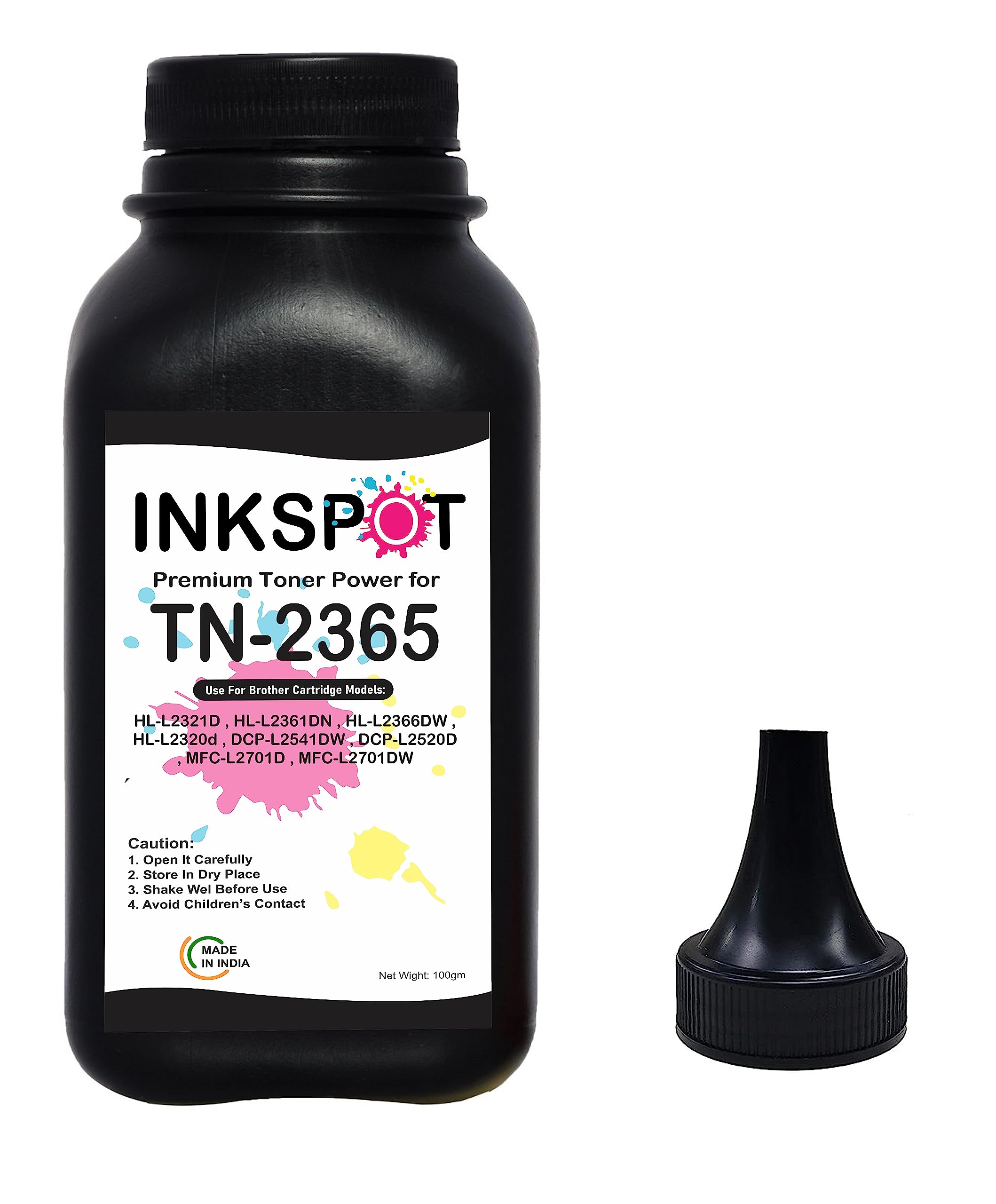 INKSPOT Toner Powder Refill for Brother TN 2365-100gm,Compatible ...