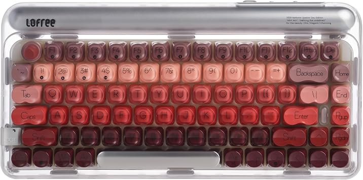 Amazon.com: LOFREE DOT Lipstick Elegant 84 Keys Mechanical Keyboard ...
