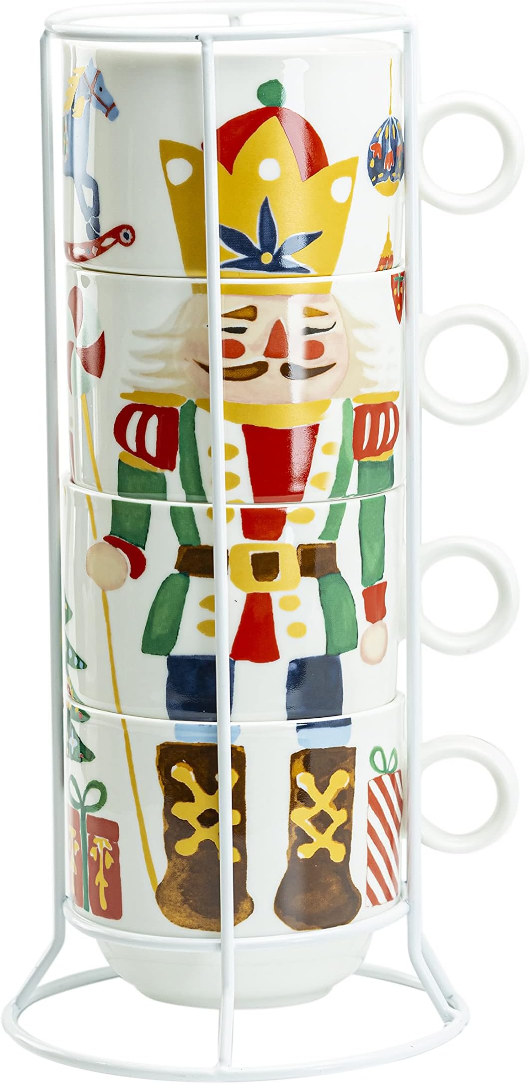 Amazon.com: Grace Teaware Stackable Porcelain Coffee Tea Mug 10-Ounce ...