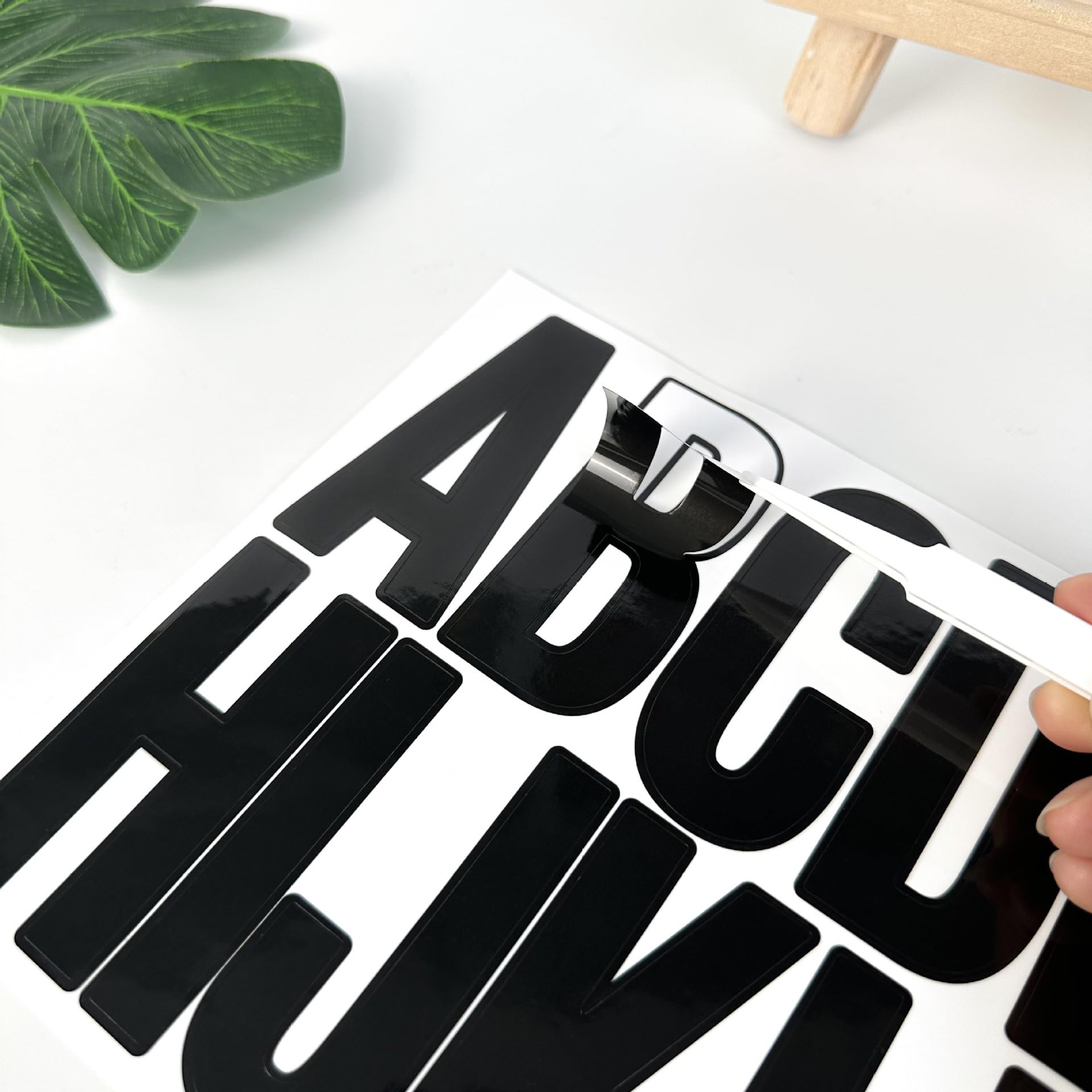 Snapklik.com : 9 Sheets Self Adhesive Vinyl Letters Numbers Kit ...