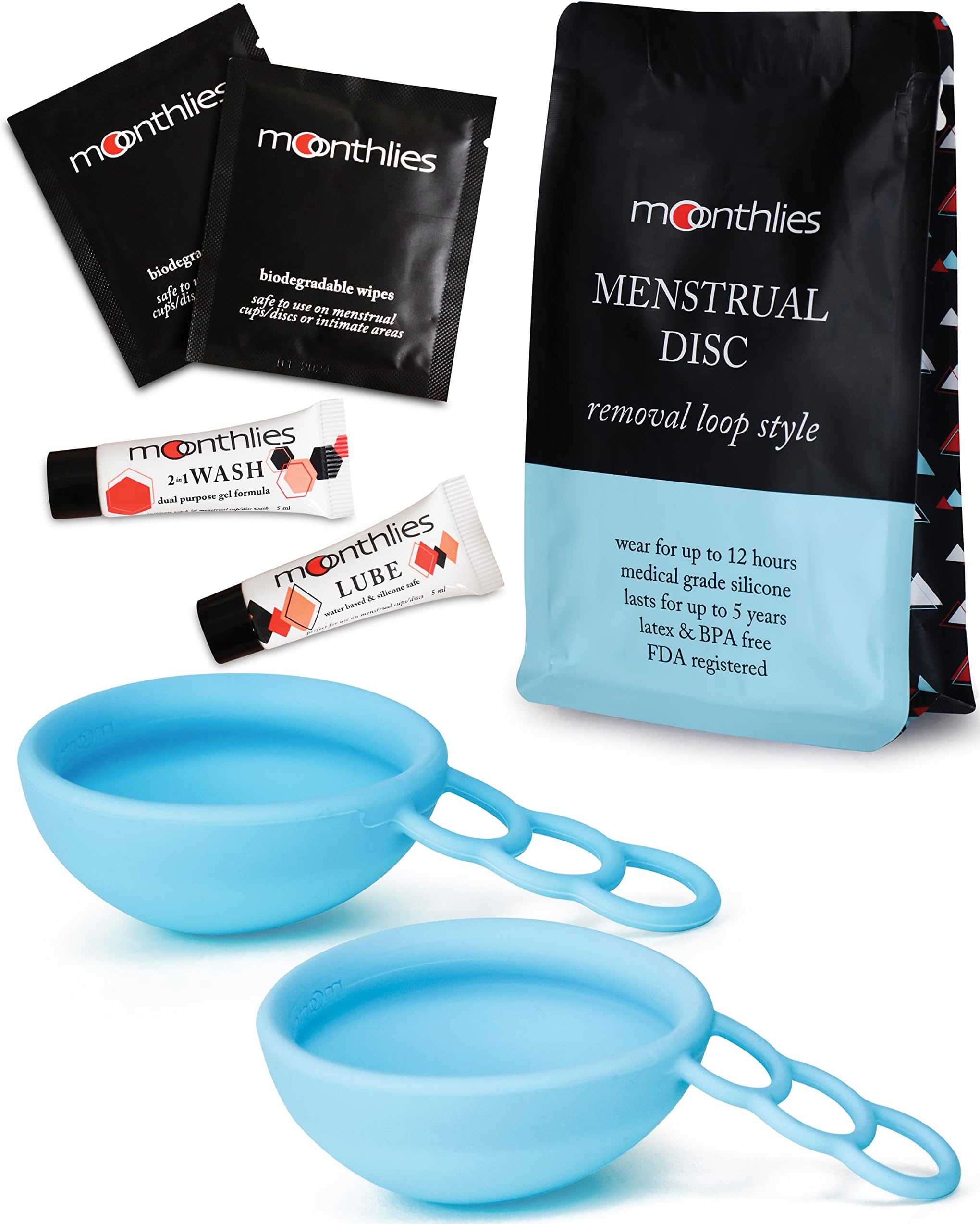 Amazon.com: MOONTHLIES Reusable Menstrual Disc | Period Disc with ...