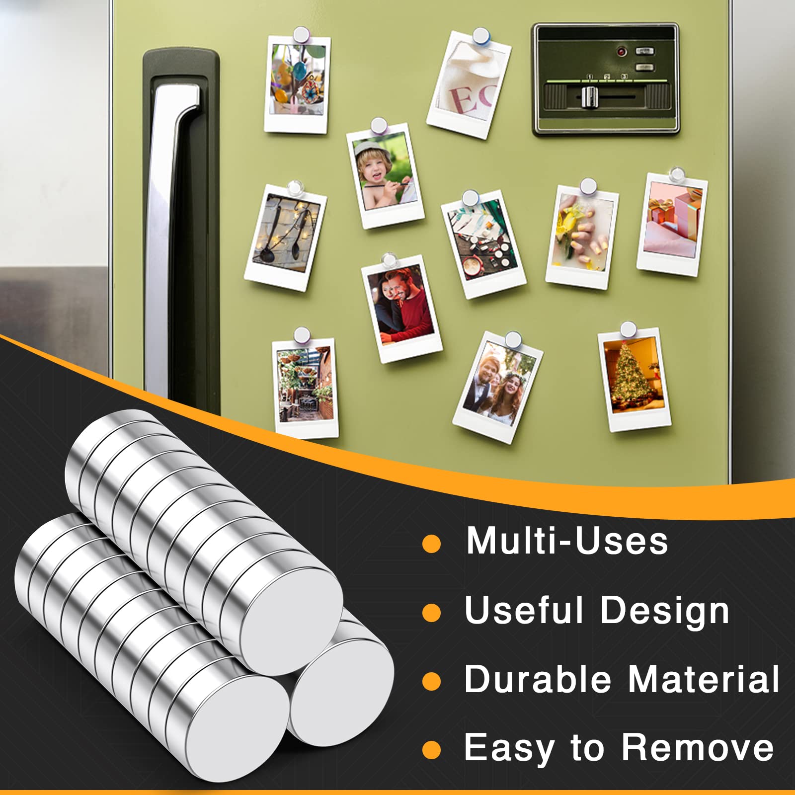 Mini Magnets VSKIZ Strong 100P , Tiny Rare Earth Magnet, 5 Small Magnets