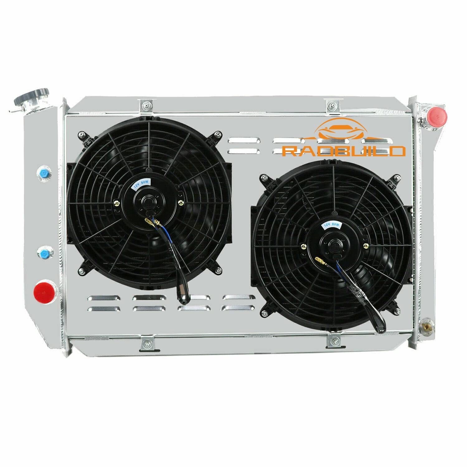 Snapklik.com : 3 Row Aluminum Radiator For Ford Galaxie Torino Mustang ...