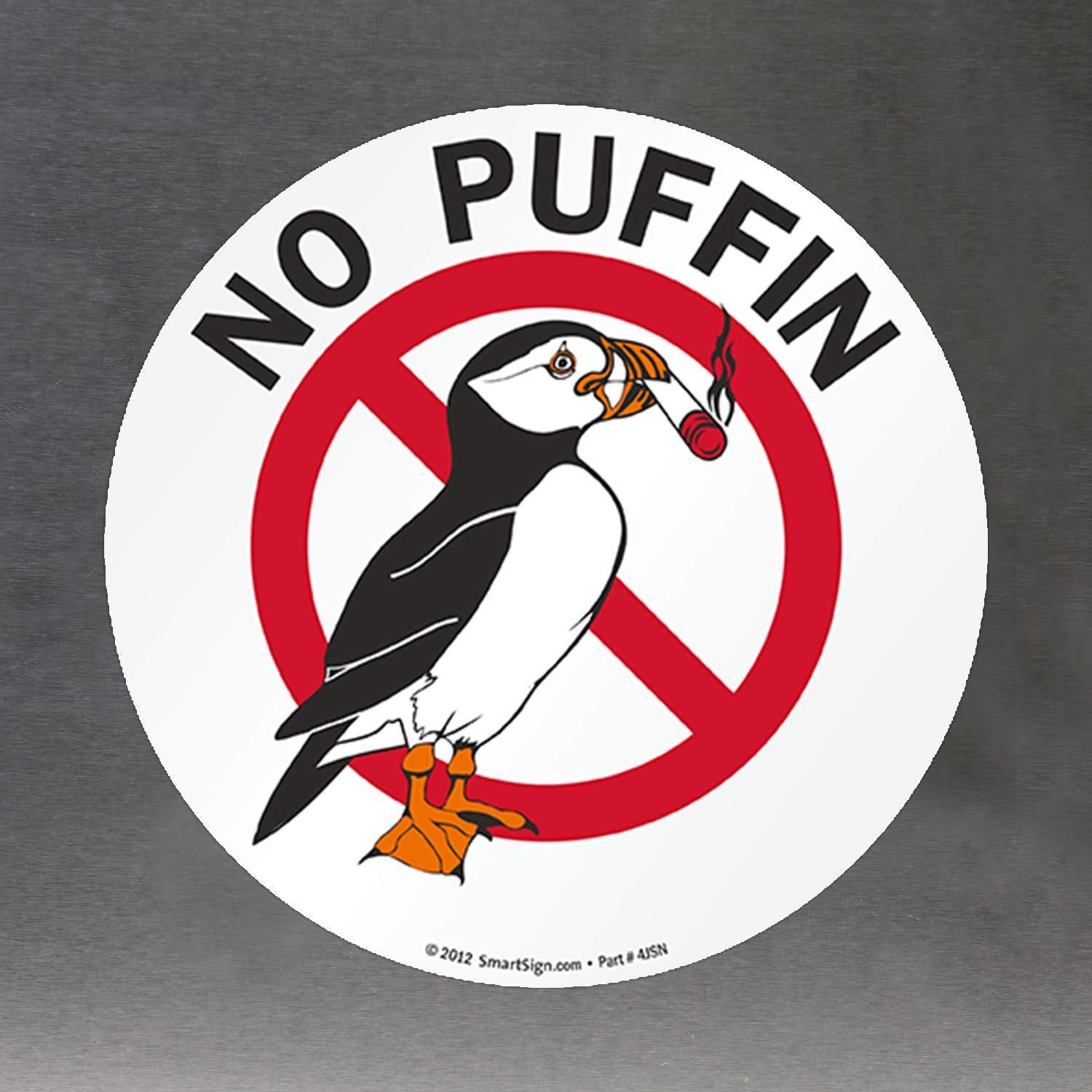 Sign No Puffin Alaska