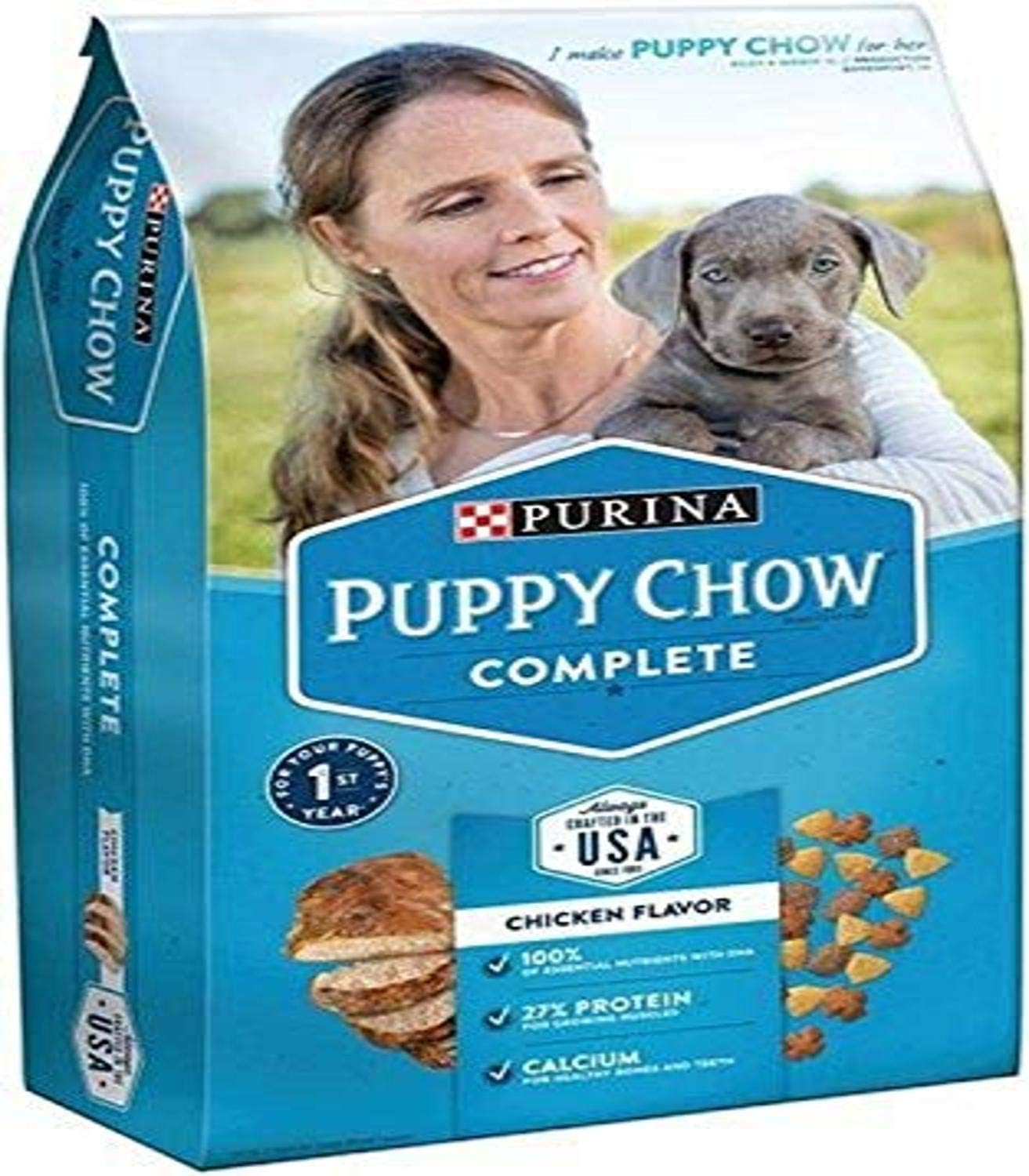Amazon.com: Purina Puppy Chow Complete Nutrition Formula Dry Dog Food 4 ...