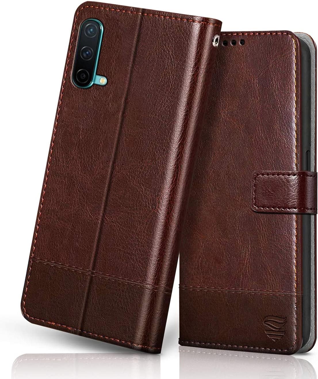 Pikkme OnePlus Nord Ce 5G Flip Cover Leather Finish | Inside TPU with ...