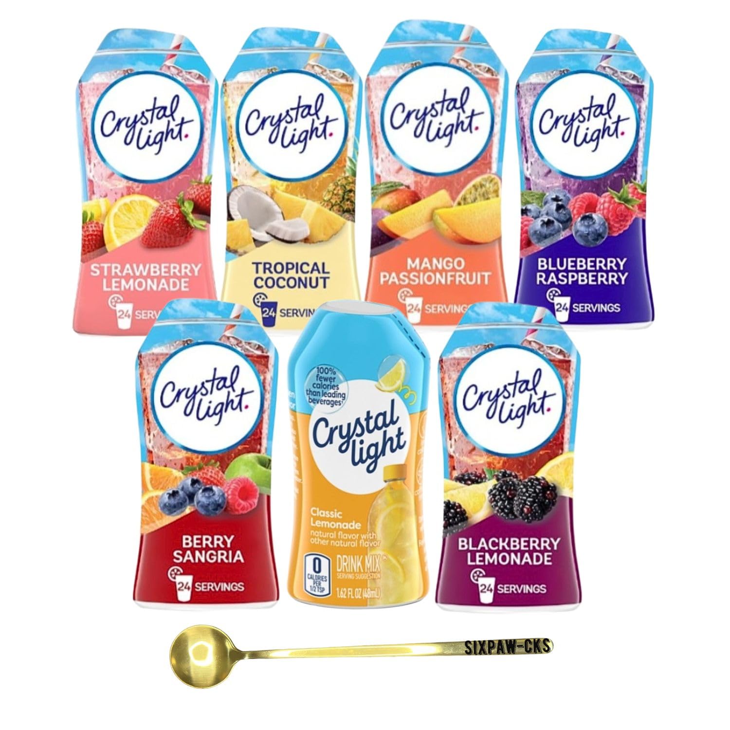 Amazon.com: Crystal Light Sugar-Free Variety Pack Zero Calories Liquid ...