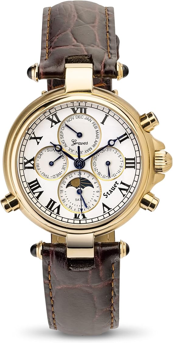 Amazon.com: Stauer Graves 33 Automatic Wrist Watch for Men – Mens ...