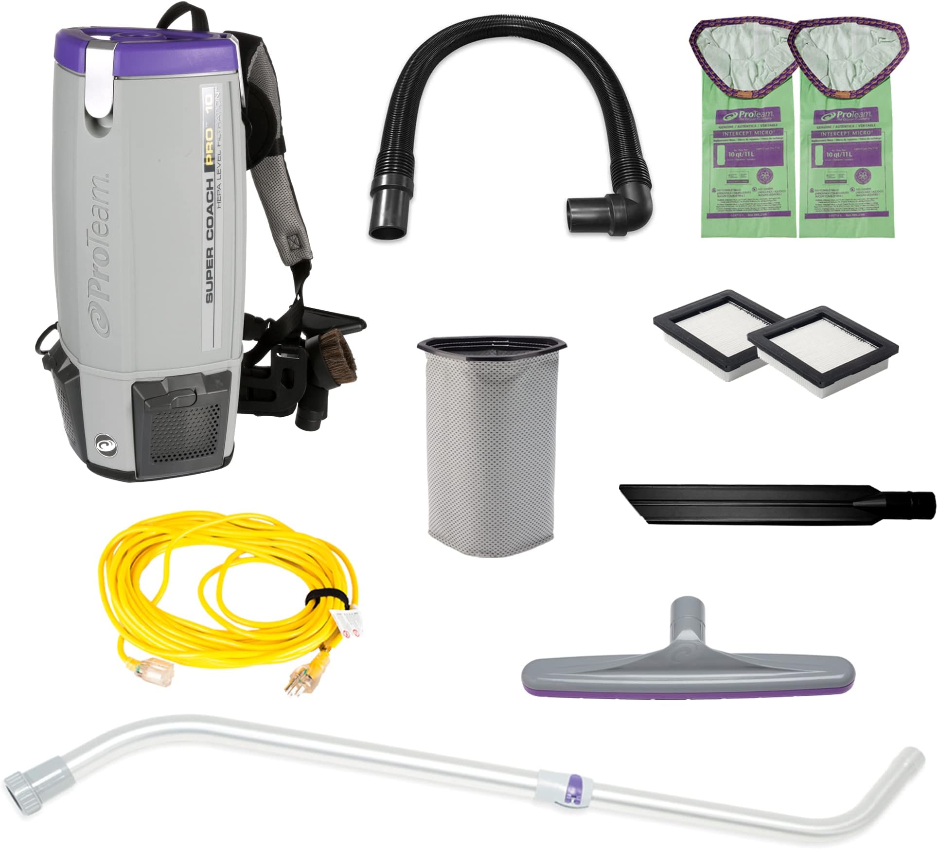 Amazon.com: Hoover Commercial 40V Brushless Backpack Vacuum Cleaner Kit ...