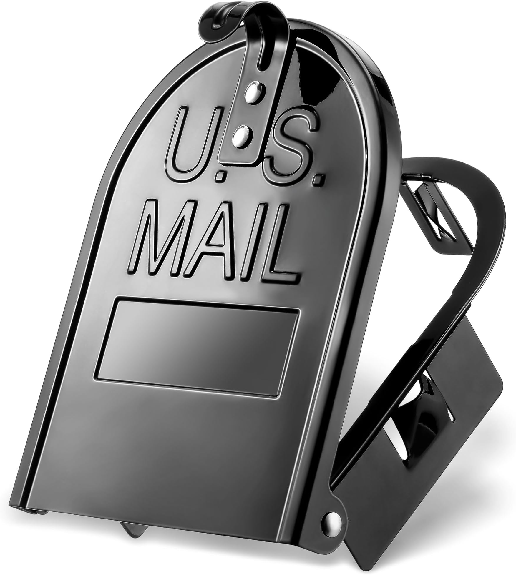 Gibraltar Mailboxes Elite Galvanized Steel Post Mounted White Mailbox ...