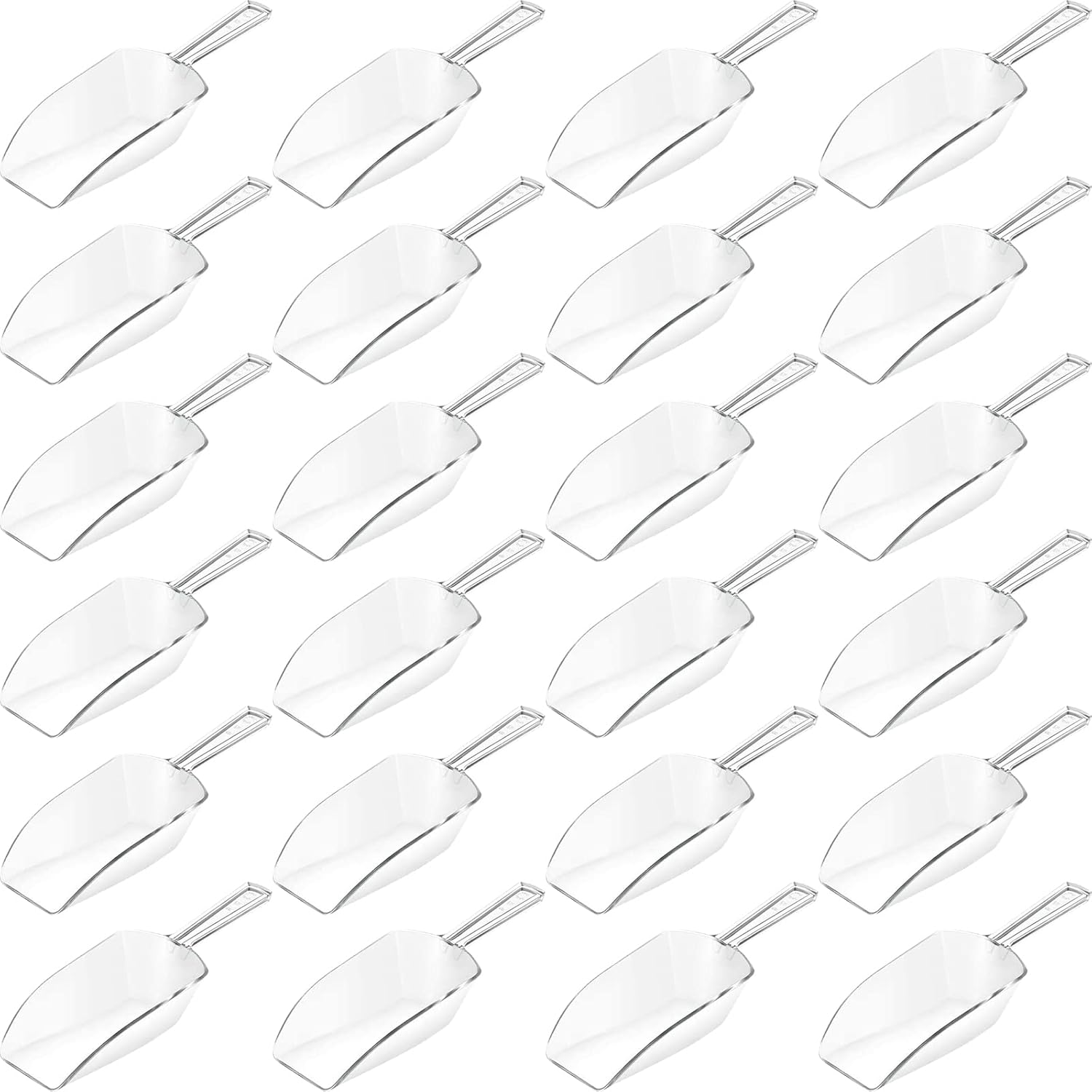 Amazon.com: Sawysine 24 Pcs 5.5'' Mini Clear Plastic Acrylic Kitchen ...