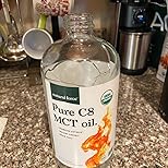 Amazon.com: Natural Force Organic Pure C8 MCT Oil – Liquid MCT Oil in Glass Bottle Container ...