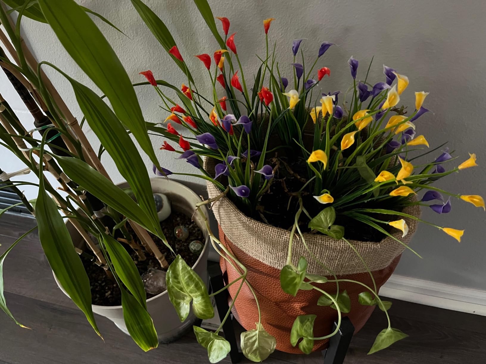 $5/mo - Finance Palonu Artificial Flowers Plants Bulk UV Resistant Fake ...