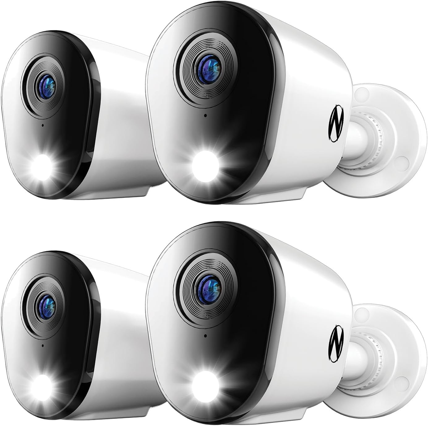 Amazon.com : Night Owl SP Wired 2K Deterrence Add On Cameras with 2-Way ...