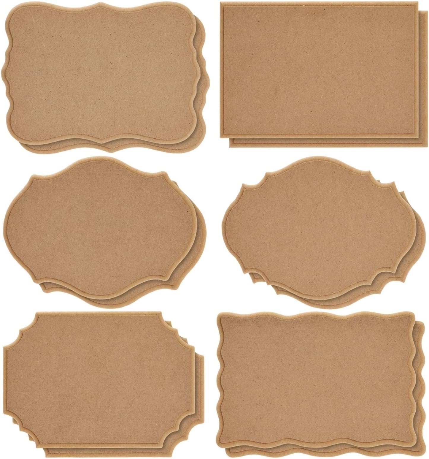 Amazon.com: 12 Pack Unfinished Wooden Plaques 8"x6"-0.25 Inch Thick ...