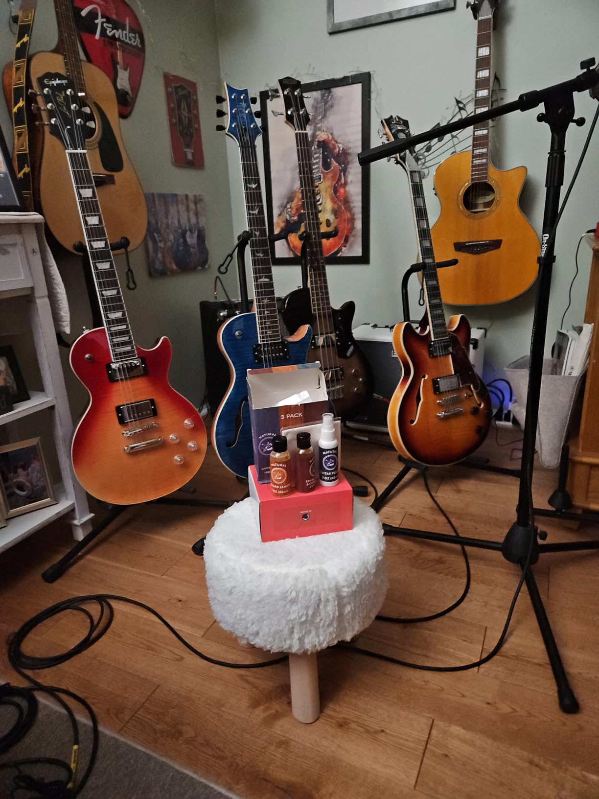 Amazon.com: Deviser Guitar Cleaner Spray,All IN ONE Kit 2 OZ,fretboard ...